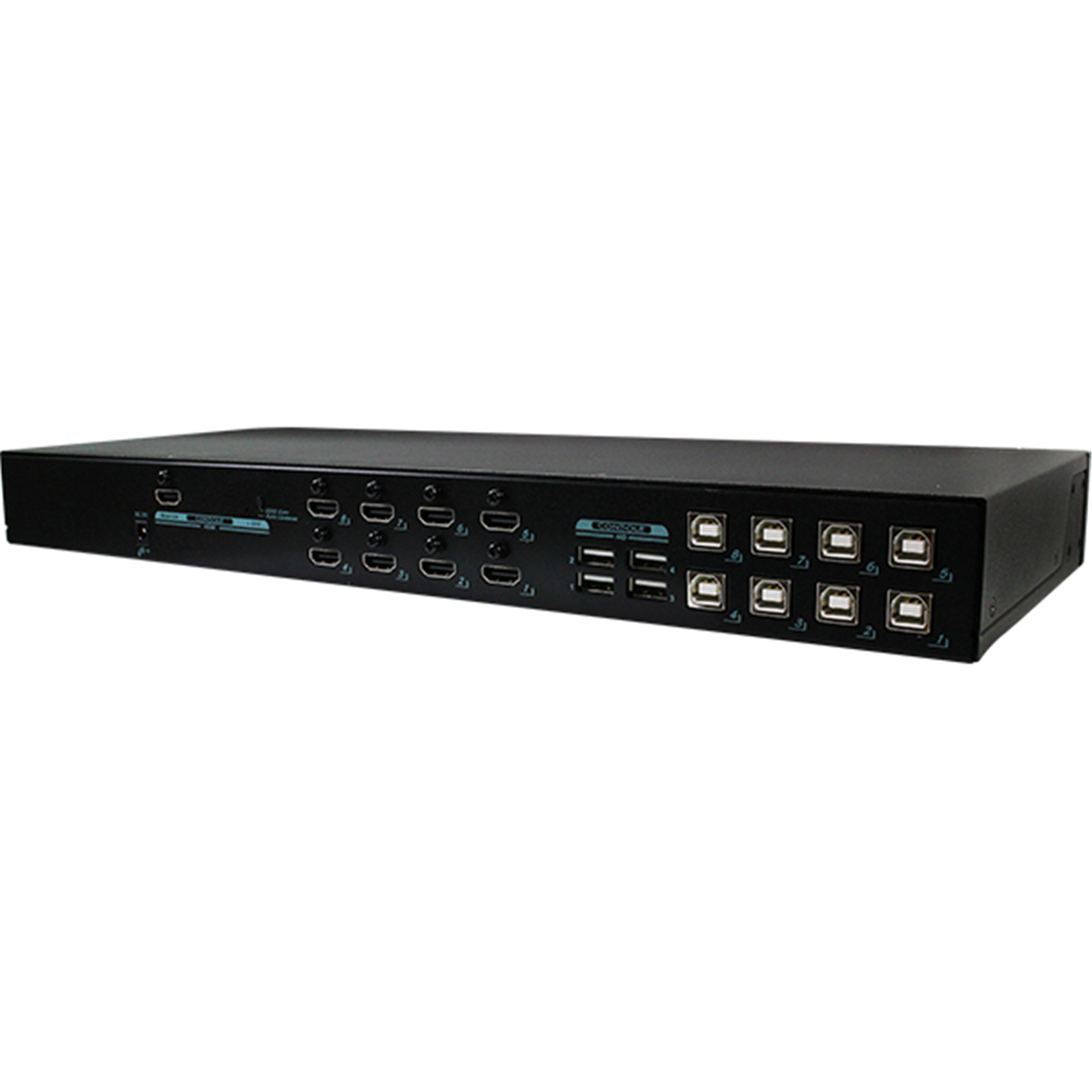 Buy the Rextron 8 Port HDMI 4K KVM Switch. Allows 8 PC s to Share ...