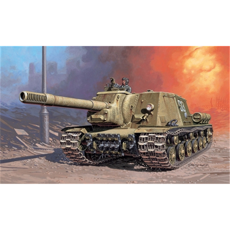 Buy the Italeri - 1/72 - ISU-52 with Russian Infantry Model Set ...