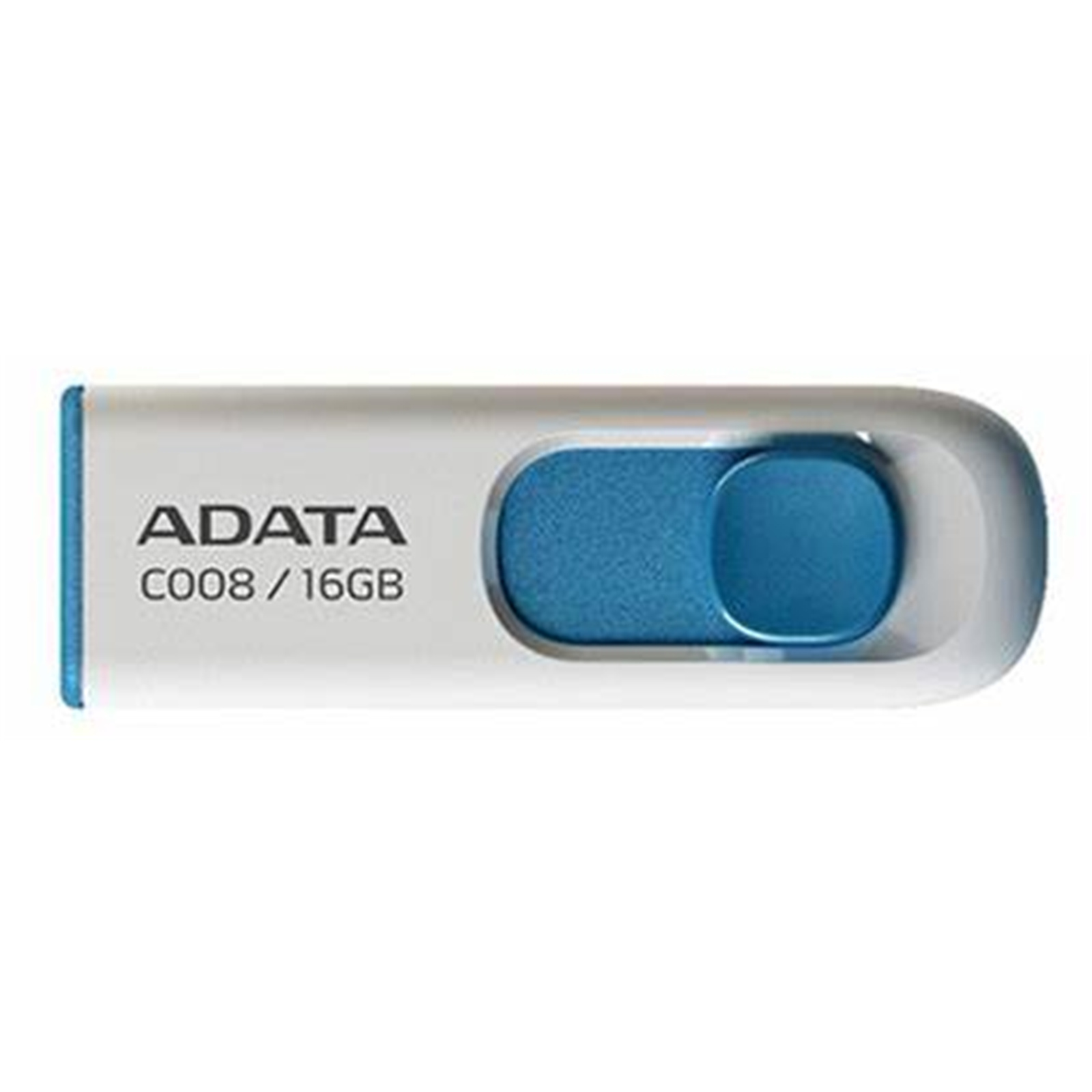 Buy the ADATA C008 USB Flash Drive - 16GB - White / Blue USB 2.0 ( AC008-16G-RWE ) online ...