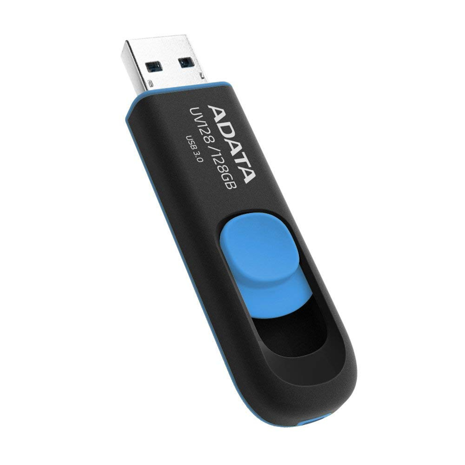 Buy the ADATA UV128 USB Flash Drive - 128GB - Black / Blue USB 3.2 ...