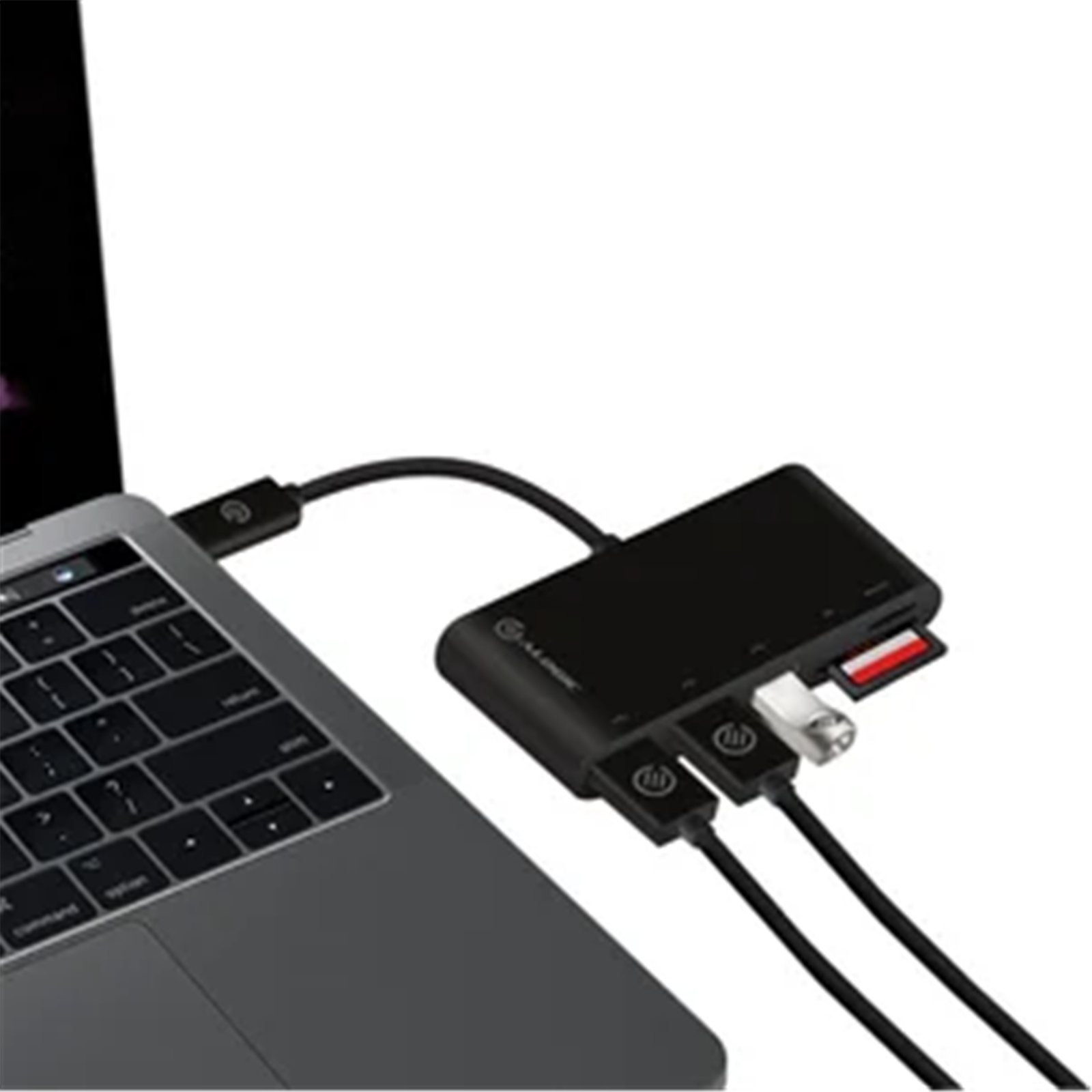 Buy the Alogic Multiport Adapter - Black USB-C Male to Multicard Reader ...