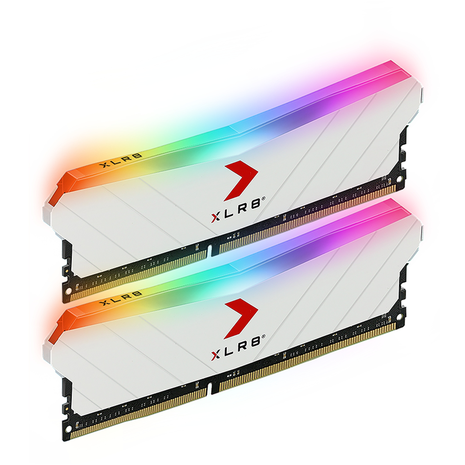 Buy the PNY XLR8 16GB DDR4 RGB Desktop RAM Kit - White 2x 8GB - 3200Mhz ...