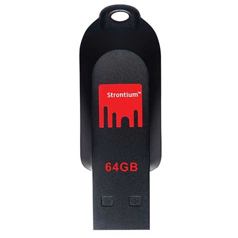 Buy the Strontium Pollex Series USB Flash Drive - 64GB - Black / Red ...