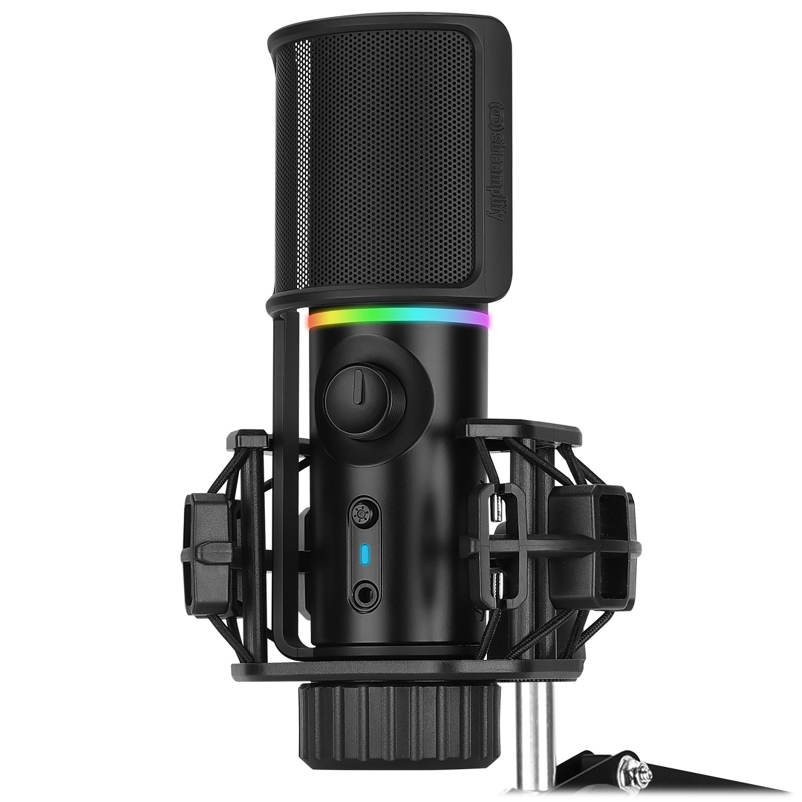 Buy the Streamplify MIC TRIPOD ARGB Cardioid USB Microphone with ...
