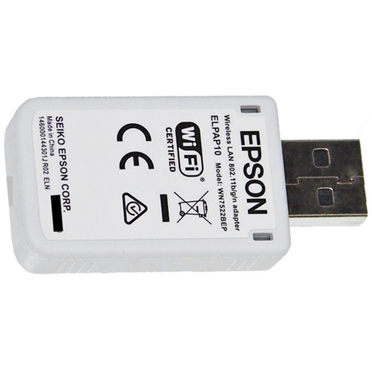Buy the Epson ELPAP10 Wireless Adaptor -- Compatible models : EB-S31 ...