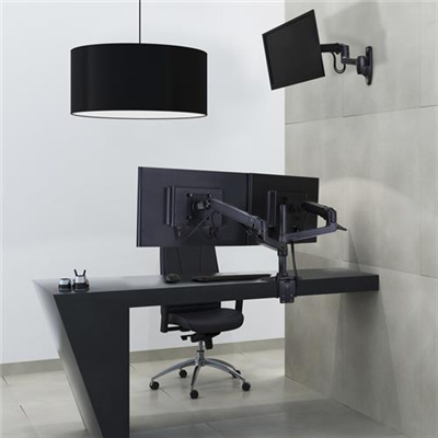 Buy the Ergotron 45-243-224 LX WALL MONITOR ARM (MATTE BLACK) ( 45-243 ...
