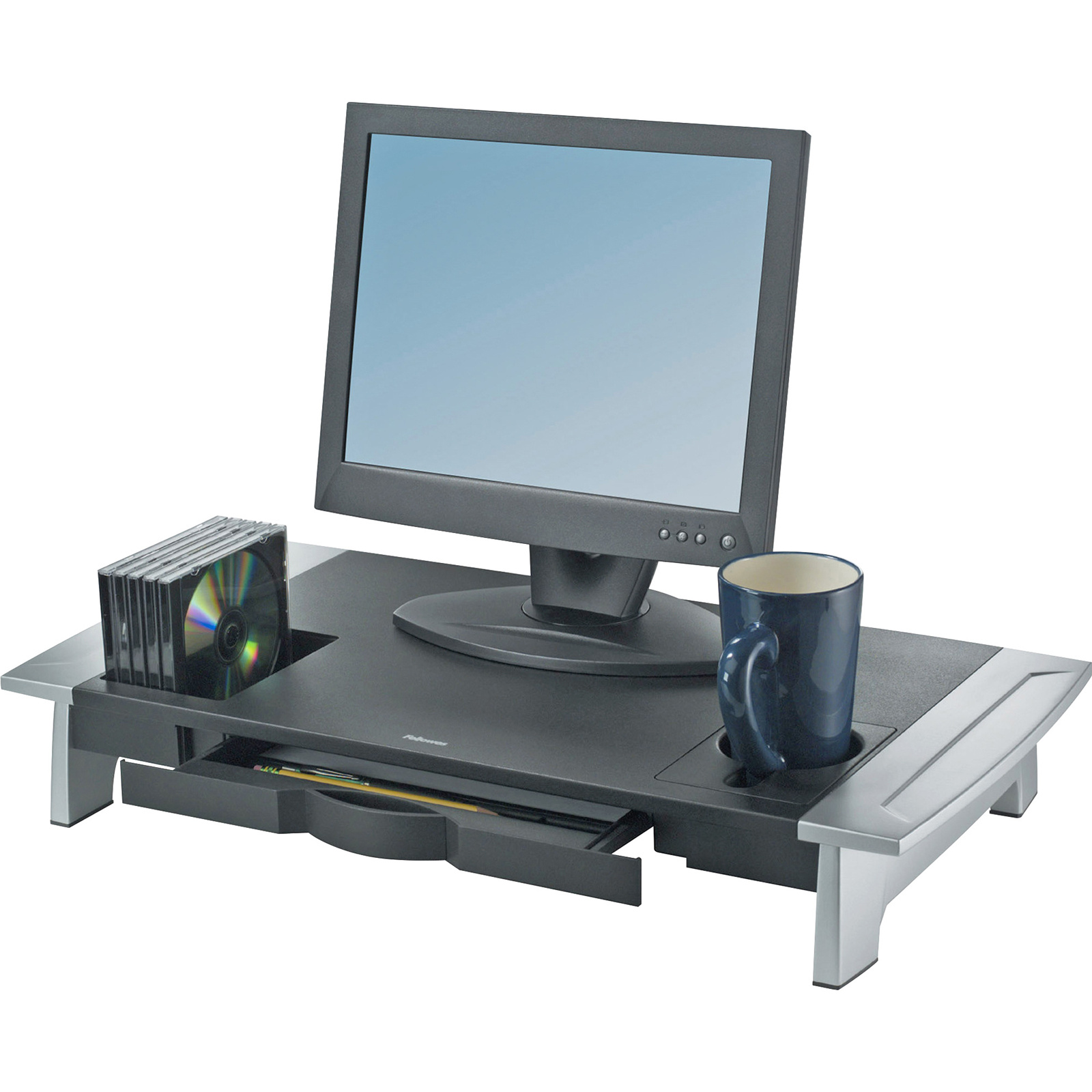 Buy the Fellowes 8031001 OFFICE SUITE PREMIUM MONITOR RISER ( 8031001 ...