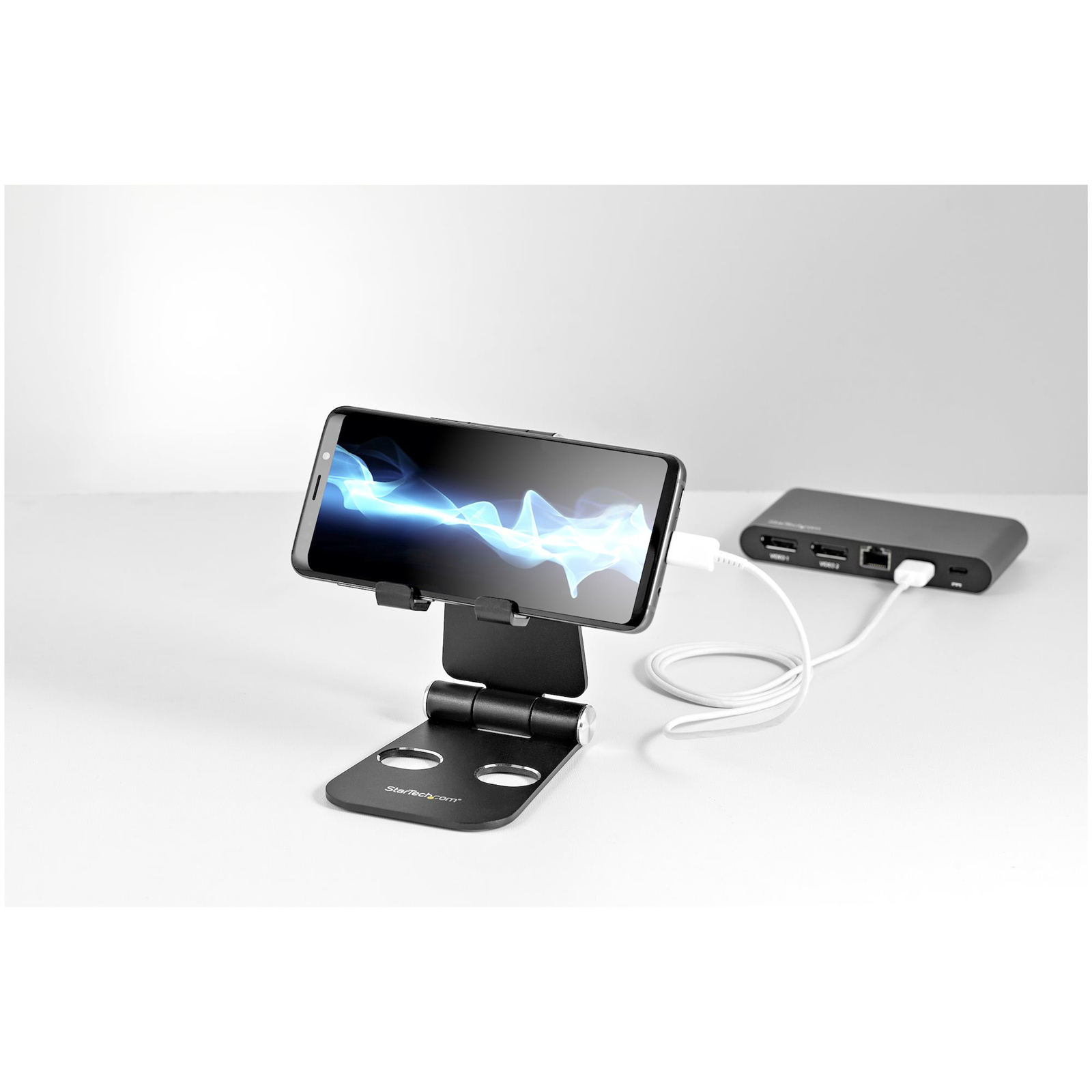 Buy the StarTech Phone and Tablet Stand Foldable Universal Mobile ...