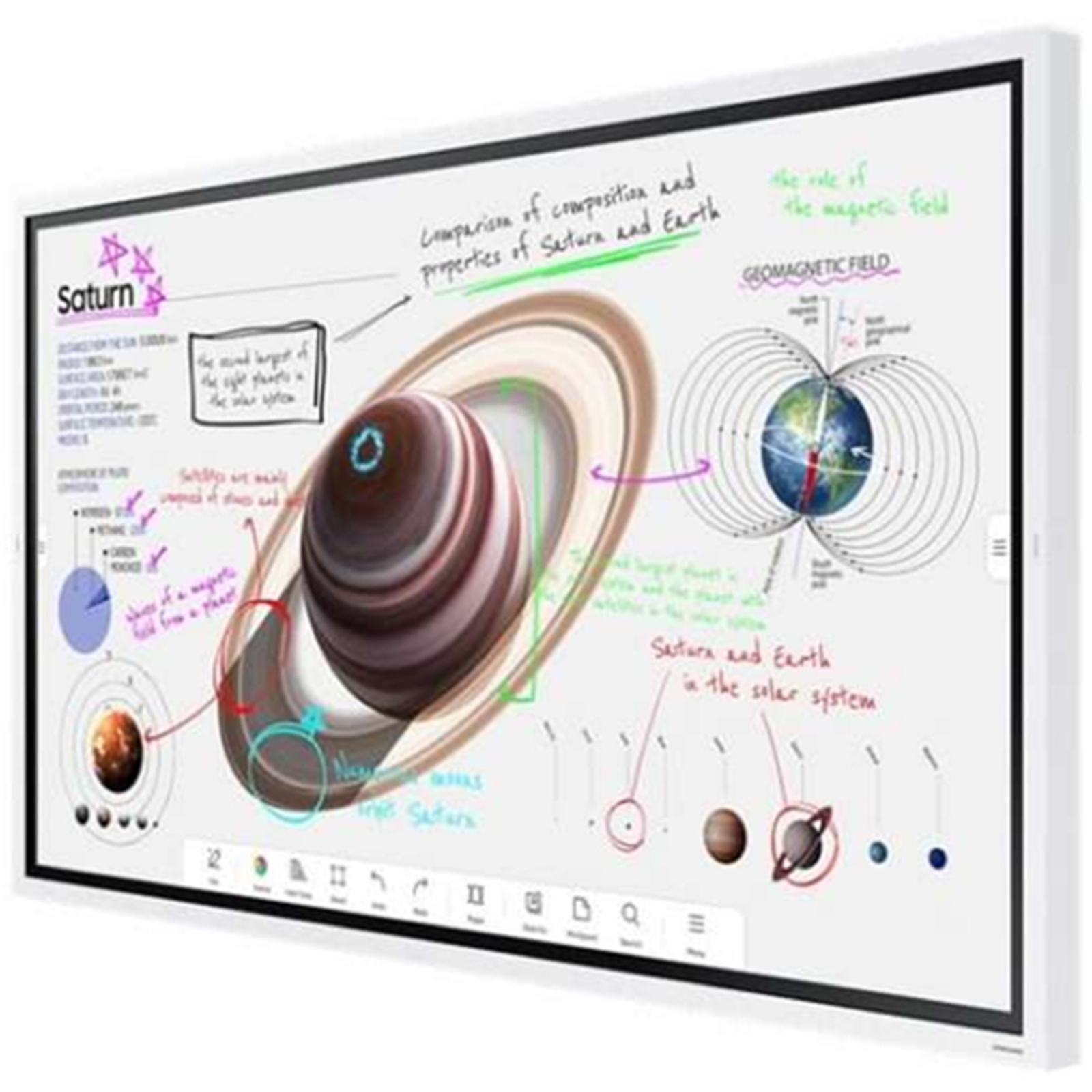 Buy the Samsung Flip Pro WM75B 75" Digital Flipchart Touch Screen ...