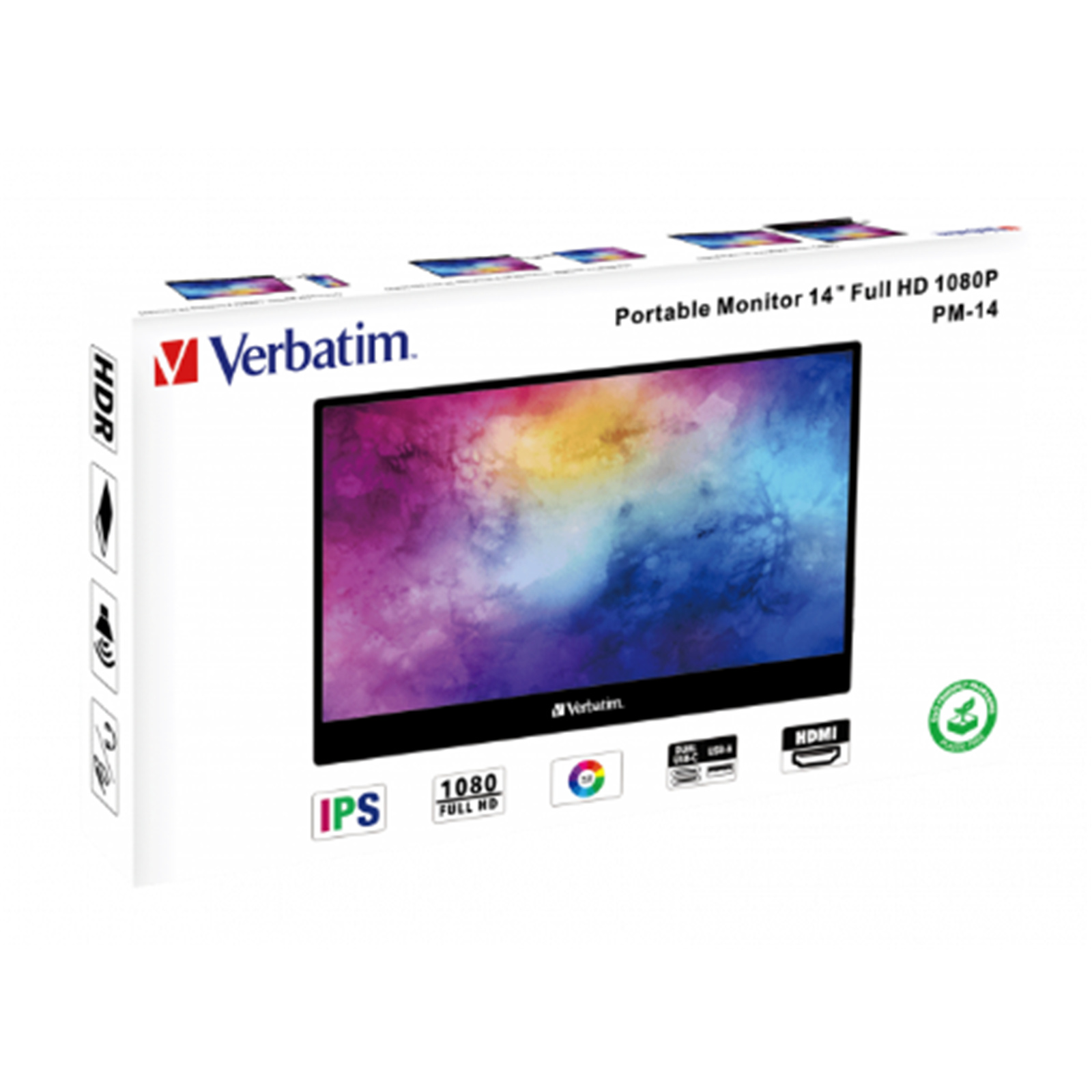 Verbatim 49590 PM-14 14" FHD Portable Monitor