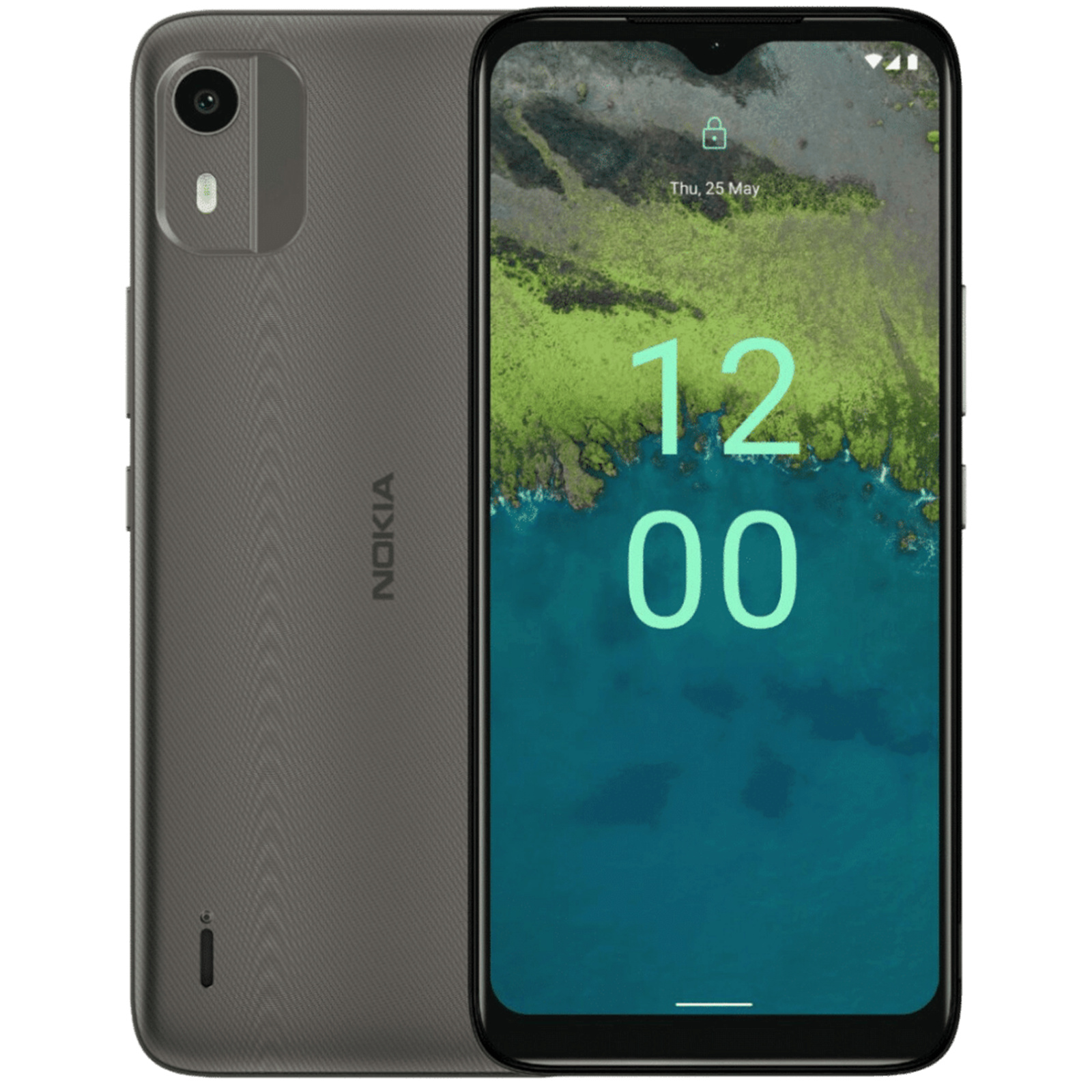 Buy the Nokia C12 Smartphone - 2GB+64GB - Charcoal Bonus Spark Prepaid ...
