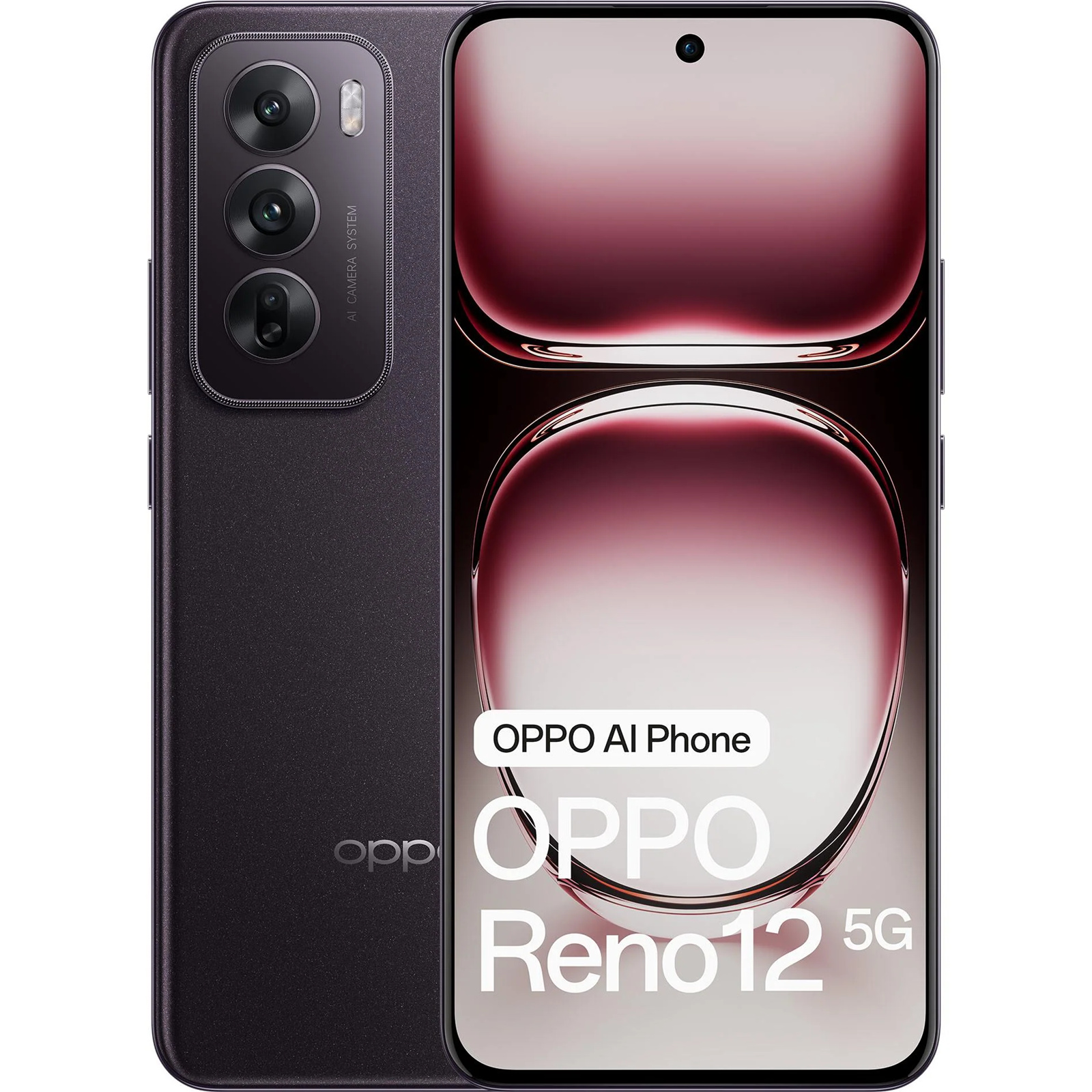 Buy the OPPO Reno12 5G Dual SIM Smartphone -12GB + 256GB - Black Brown ...