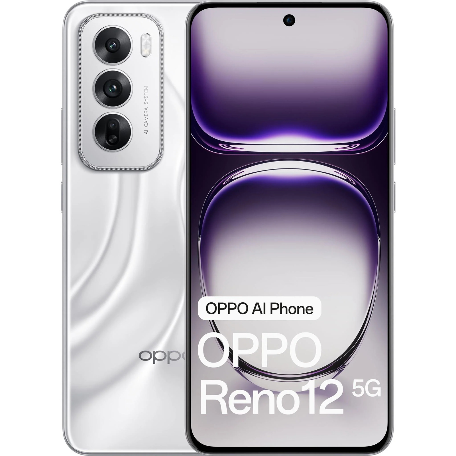 Buy the OPPO Reno12 5G Dual SIM Smartphone -12GB + 256GB - Astro Silver ...