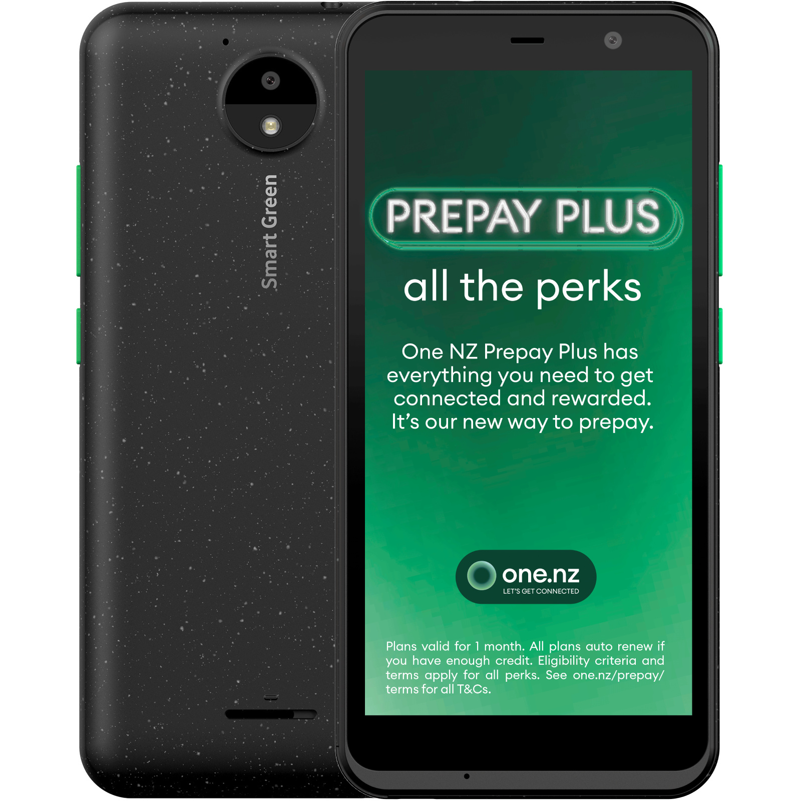 Buy the One NZ Smart Green Smartphone - 16GB - Black Network Locked to ...