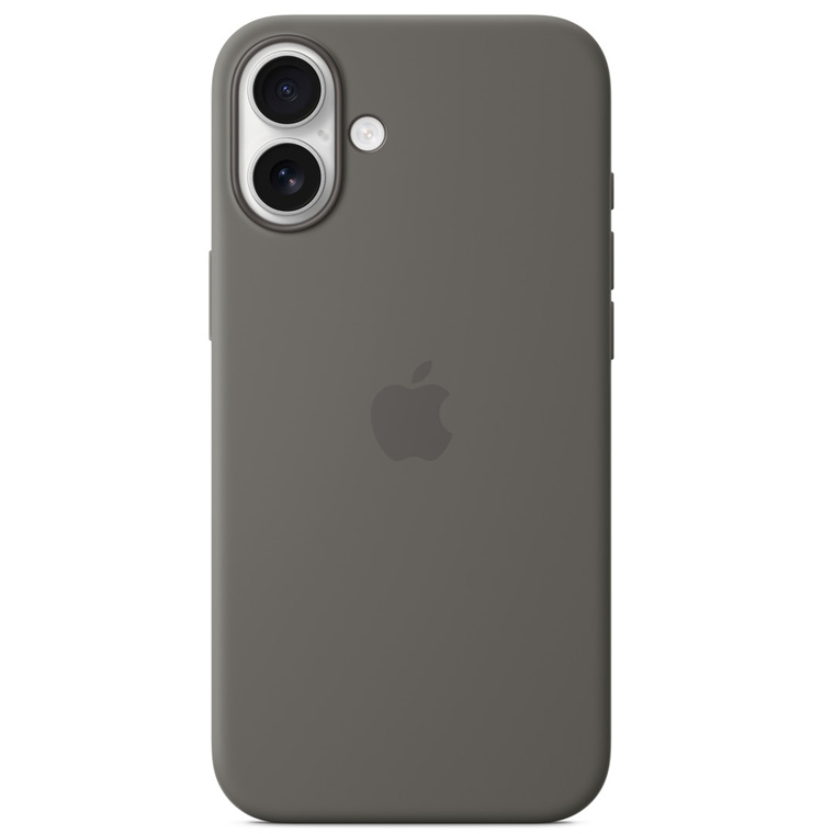 Buy the Apple iPhone 16 Plus Silicone Case with MagSafe - Stone Gray ...