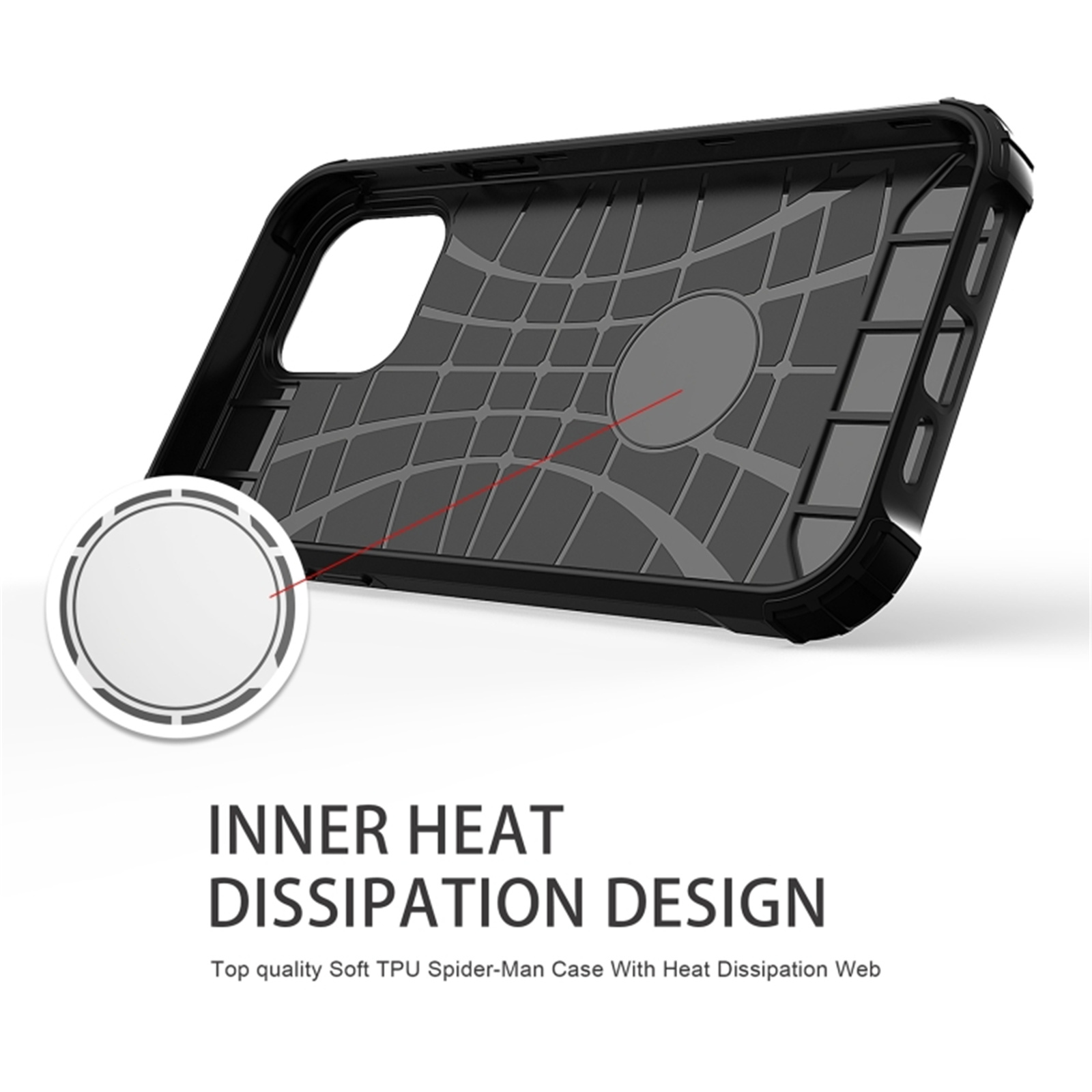 Buy the iPhone 15 Plus Rugged Case - Black, Tough, Dual Layer ...