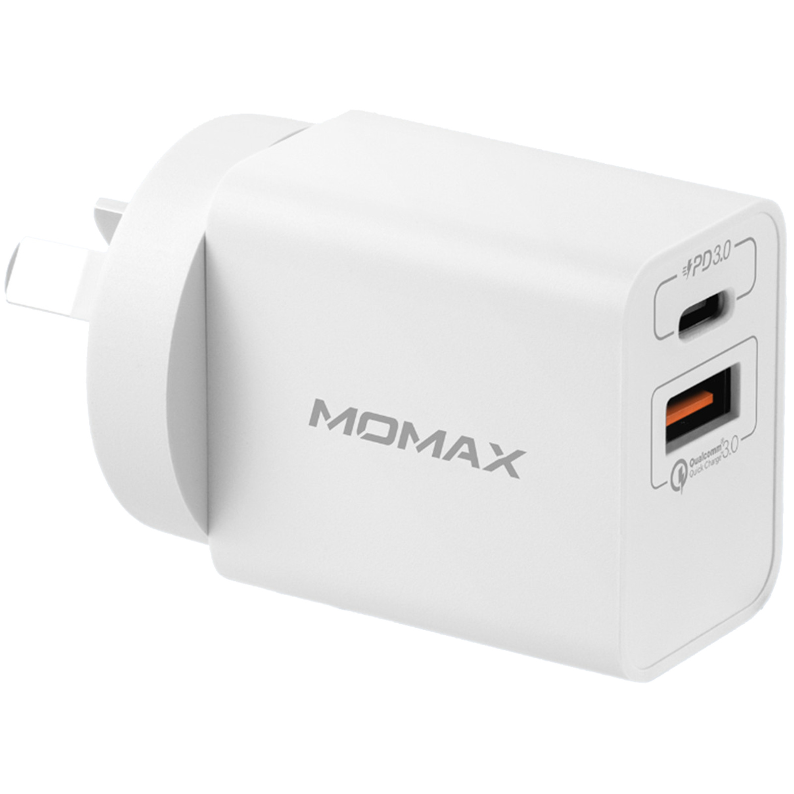 Buy the Momax 20W USB-C PD Wall Charger - White, Up to 20W PD Fast ...