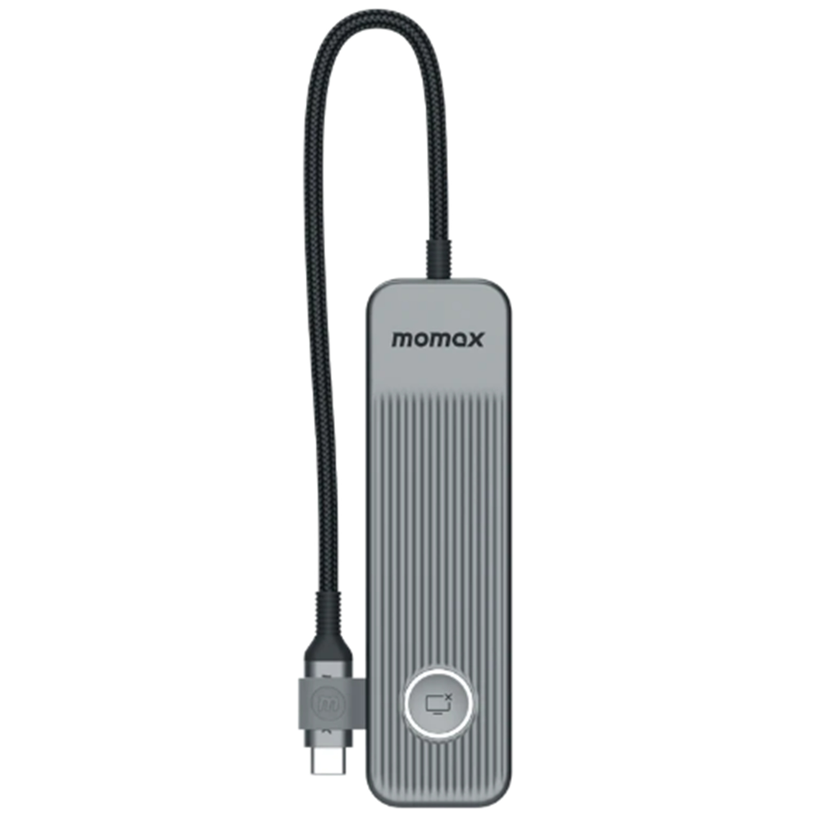 Buy the Momax USB-C 7 in 1 100W Power Delivery Hub - Spacy Grey Support ...