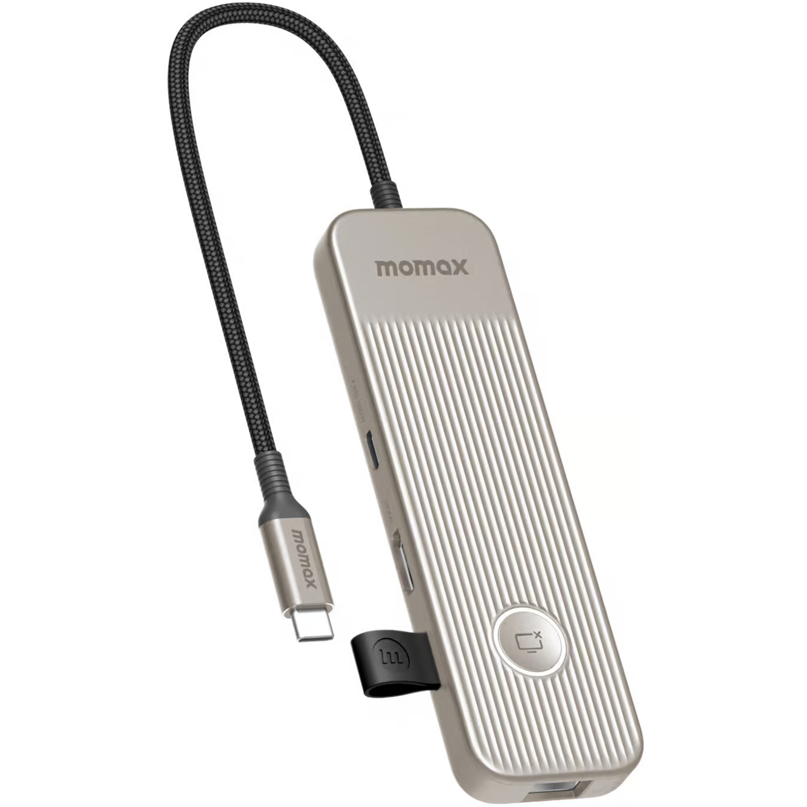 Buy the Momax USB-C 8 in 1 100W Power Delivery - Titanium Hub Support ...