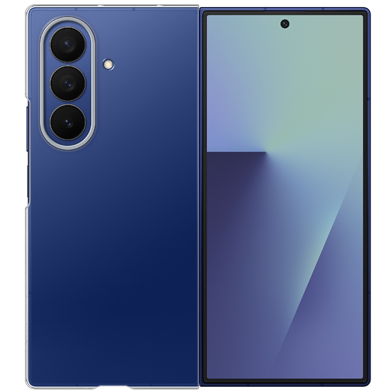 Buy the Samsung Galaxy Z Fold7 Clear Back Cover + Screen Protector ...