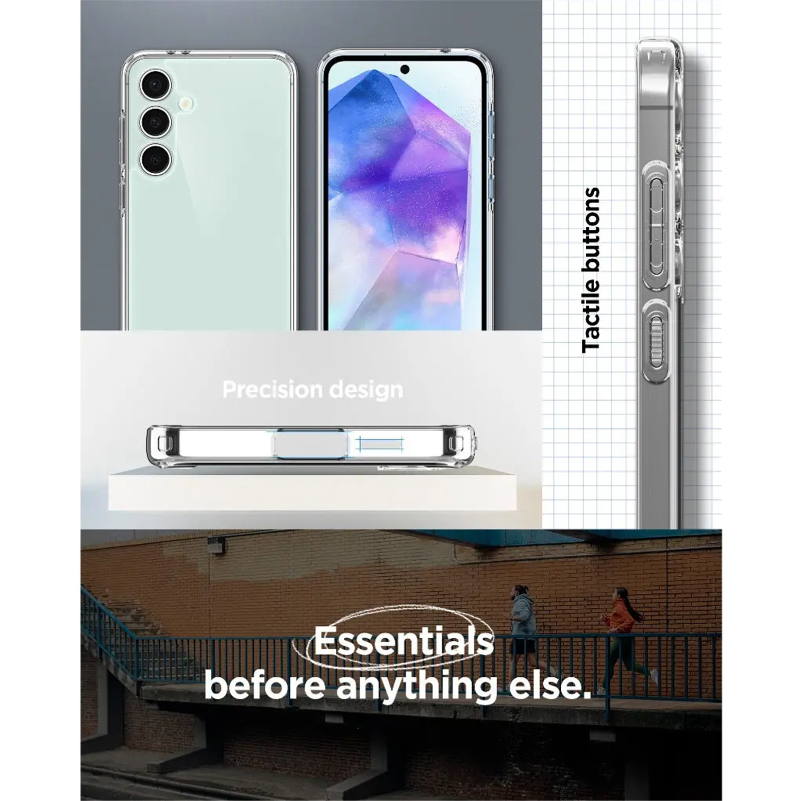 Buy the Spigen Galaxy S24 FE (2024) Ultra Hybrid Case - Crystal Clear... ( ACS08620 ) online ...