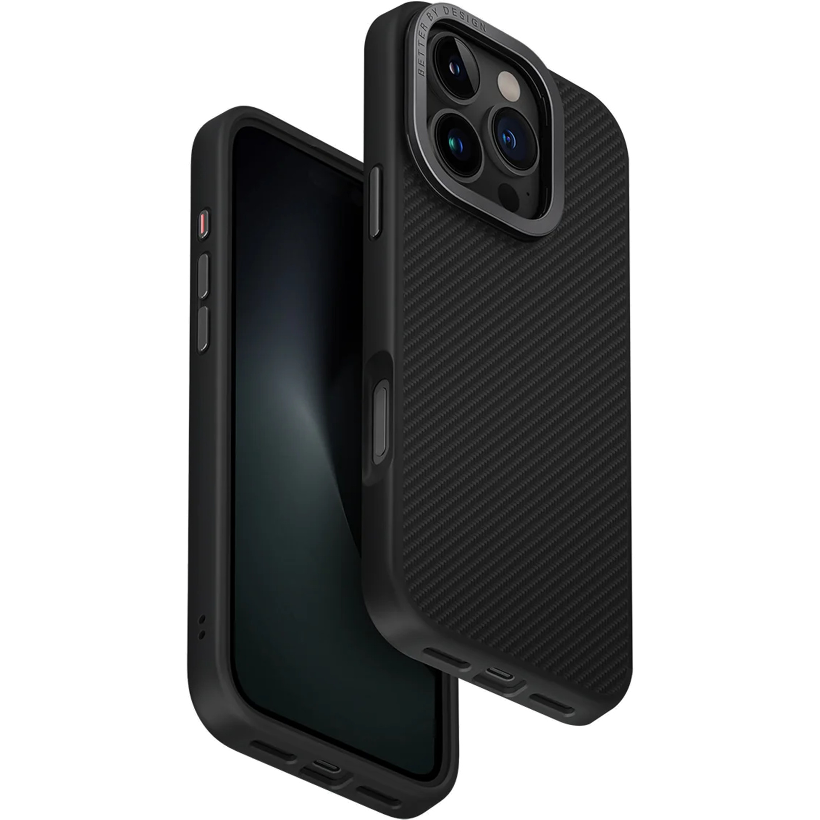 Buy the Uniq iPhone 16 Pro (6.3") Keva Case - Black Magsafe Compatible ...