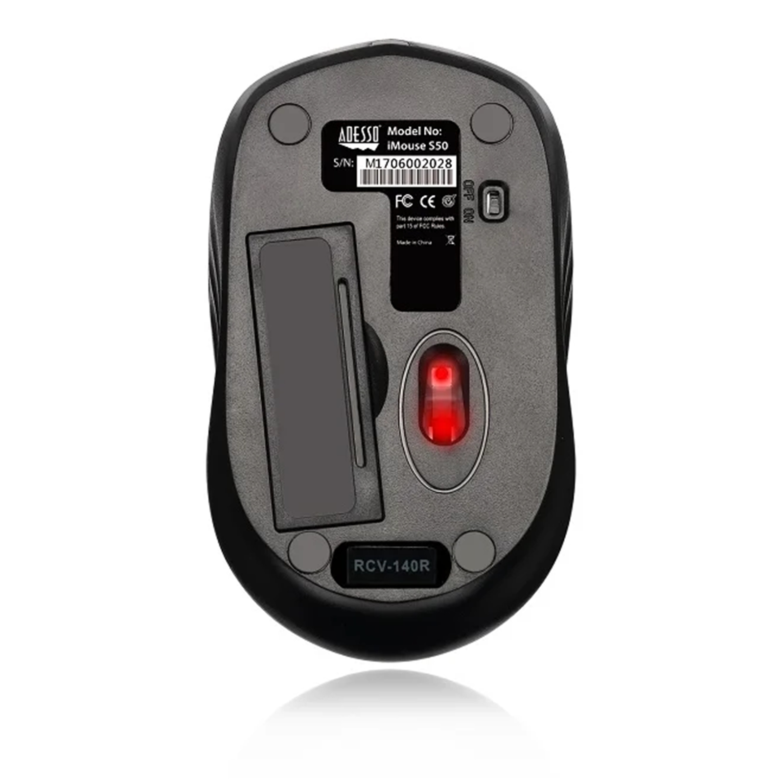 Buy the Adesso Wireless Mini Mouse - Black ( IMOUSE S50 ) online ...