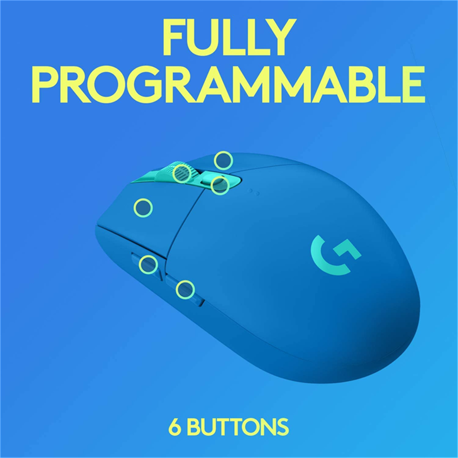 Buy the Logitech G305 LIGHTSYNC Wireless Gaming Mouse - Blue ( 910 ...