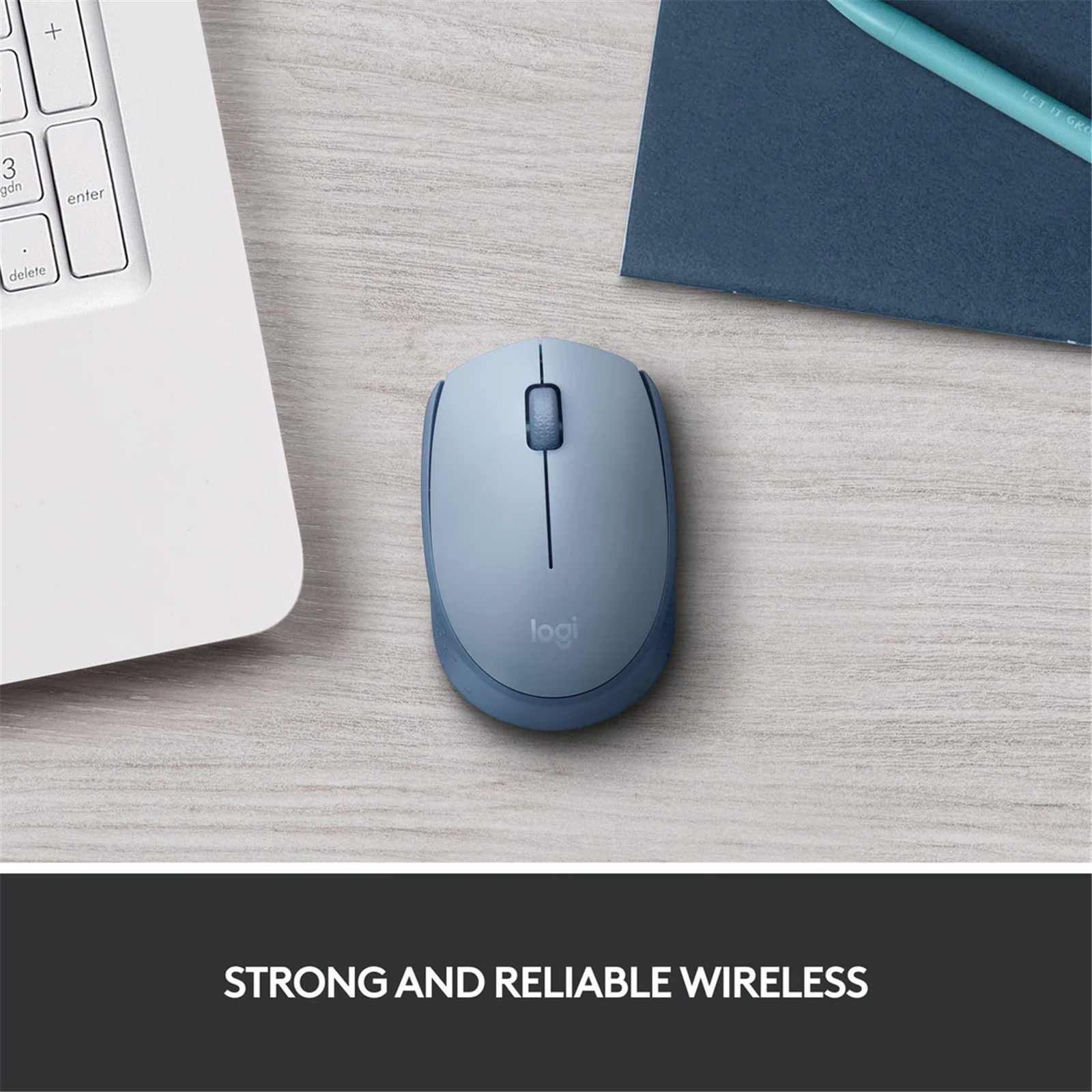 Buy the Logitech M171 Wireless Mouse - Blue Grey ( 910-006869 ) online ...