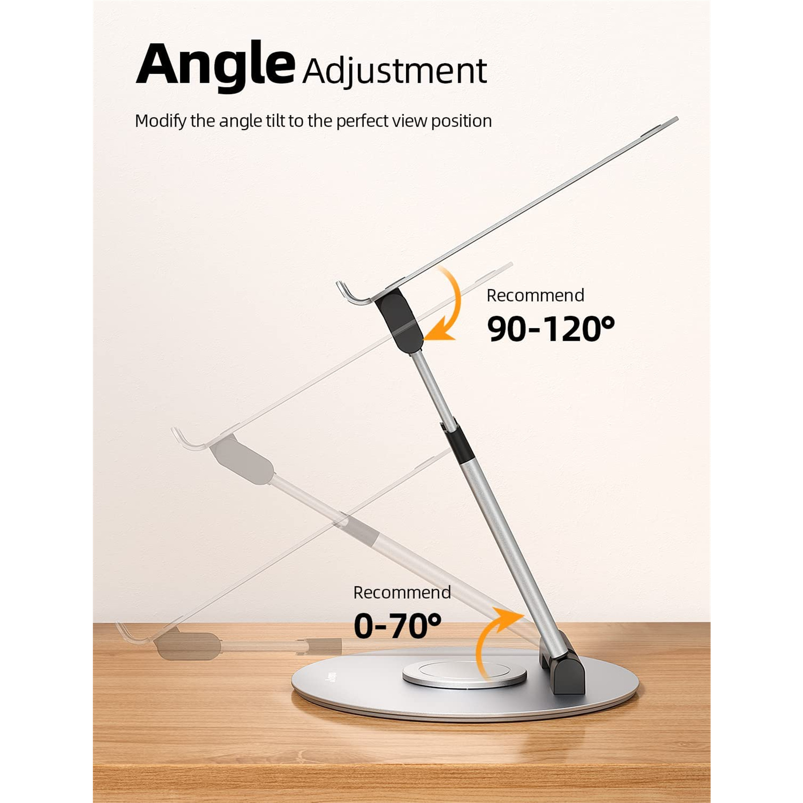 Buy the Nulaxy LS18 360° Rotating Laptop Stand - Silver, For ...