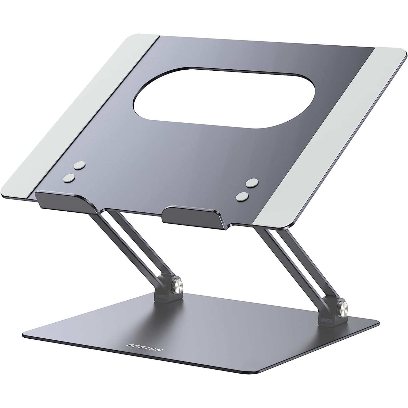 Buy the Nulaxy LS-10 Laptop Stand - Grey, Portable / Adjustable design ...