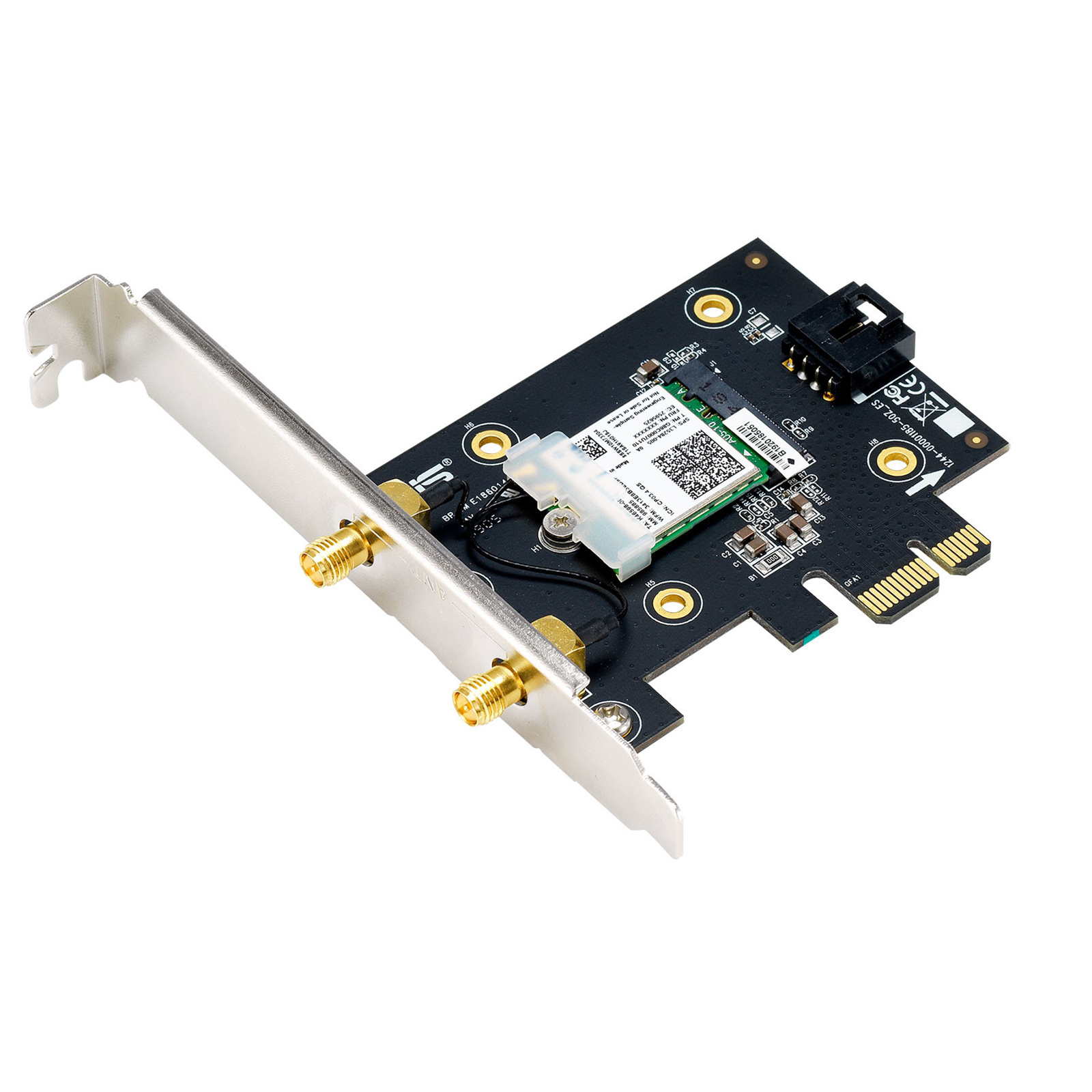Buy the ASUS PCE-AX3000 (AX3000) Dual-Band WiFi 6 + BT 5 .0 PCI-E ...