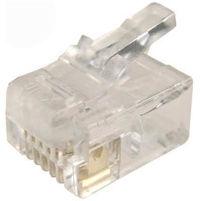 Buy the Dynamix RJ-14 Plug 20pc Bag 4P4C Modular Plug. 6 micron. ( RJ ...