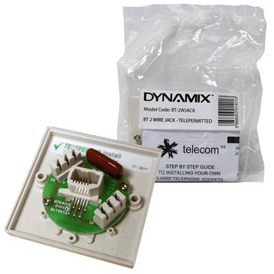 Buy the Dynamix BT-2WJACK BT 2 Wire Jack Telepermited NO Mounting Block ...
