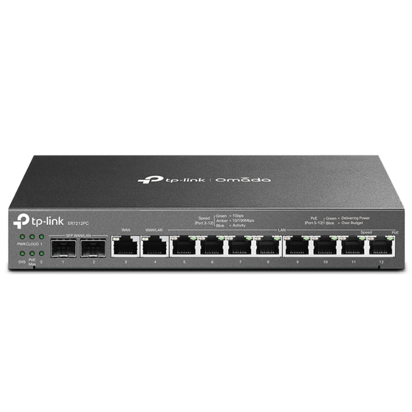 Buy the TP-Link Omada ER7212PC 3-in-1 Gigabit Multi-WAN VPN Router with ...