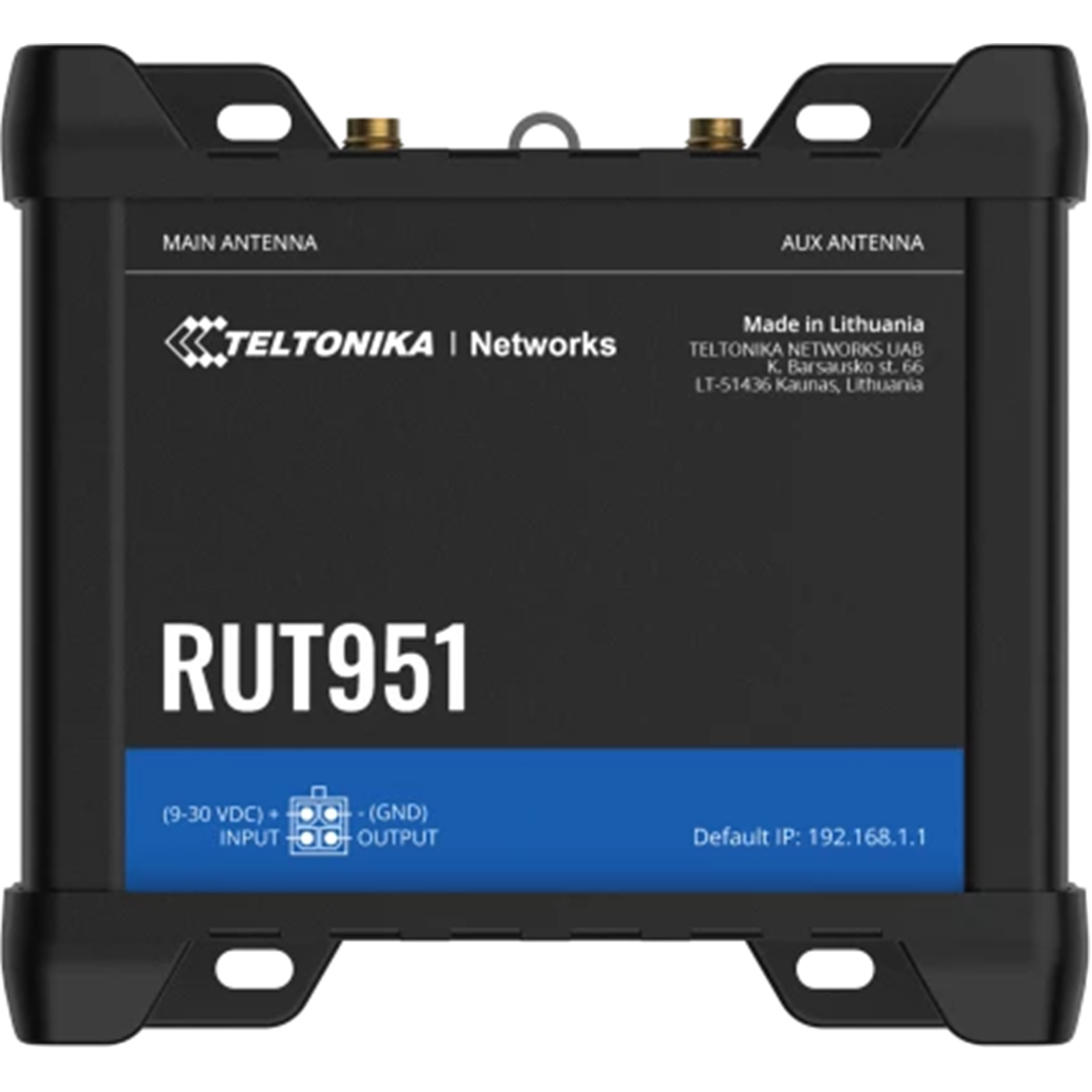Buy the Teltonika RUT951 Dual SIM 4G/LTE Wi-Fi Router ( RUT951 ) online ...
