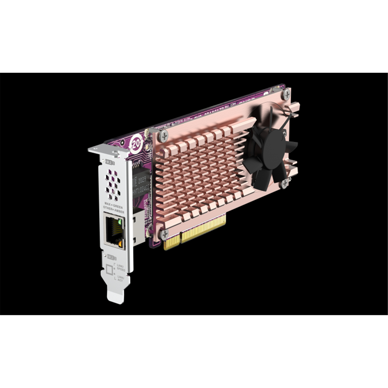 Buy the QNAP QM2 series, 2 x PCIe 2280 M.2 SSD slots, PCIe Gen3 x 8 , 1 ...