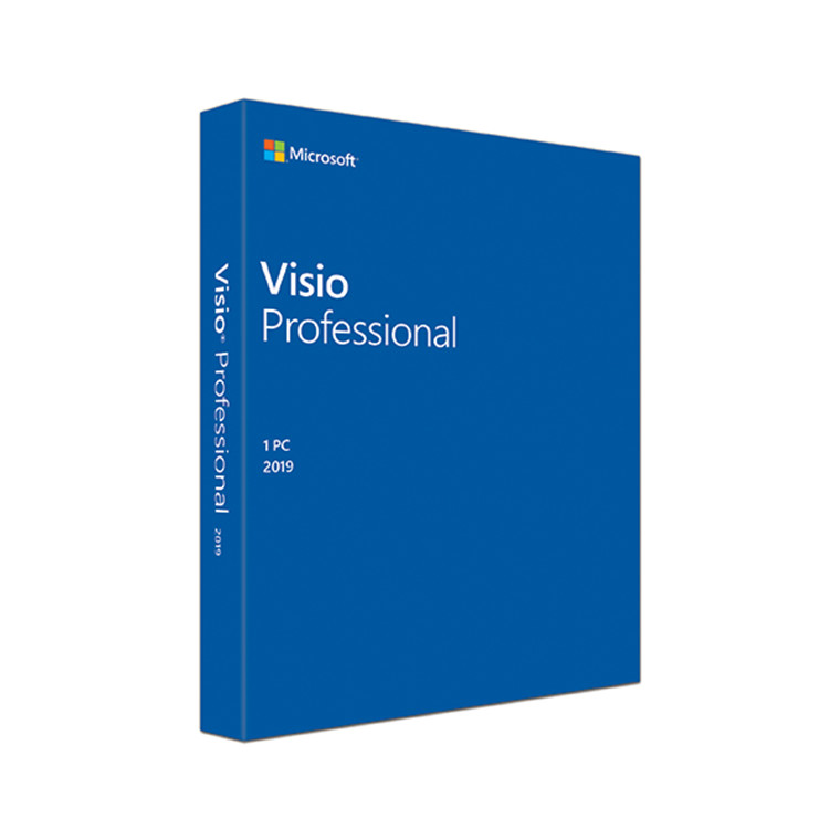 Buy the Microsoft Visio Professional 2019 Retail Box ( Medialess ...