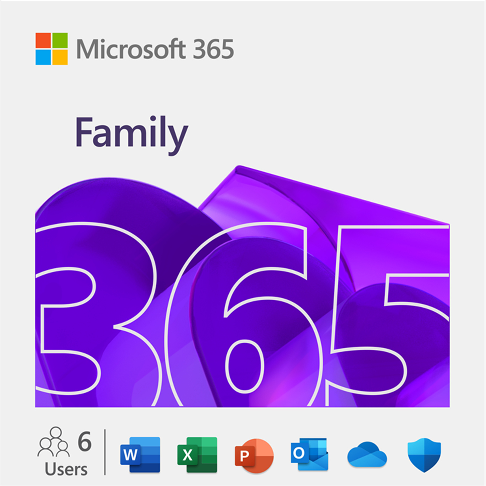 Buy the Microsoft 365 Family for up to 6 people in one household, Works ...