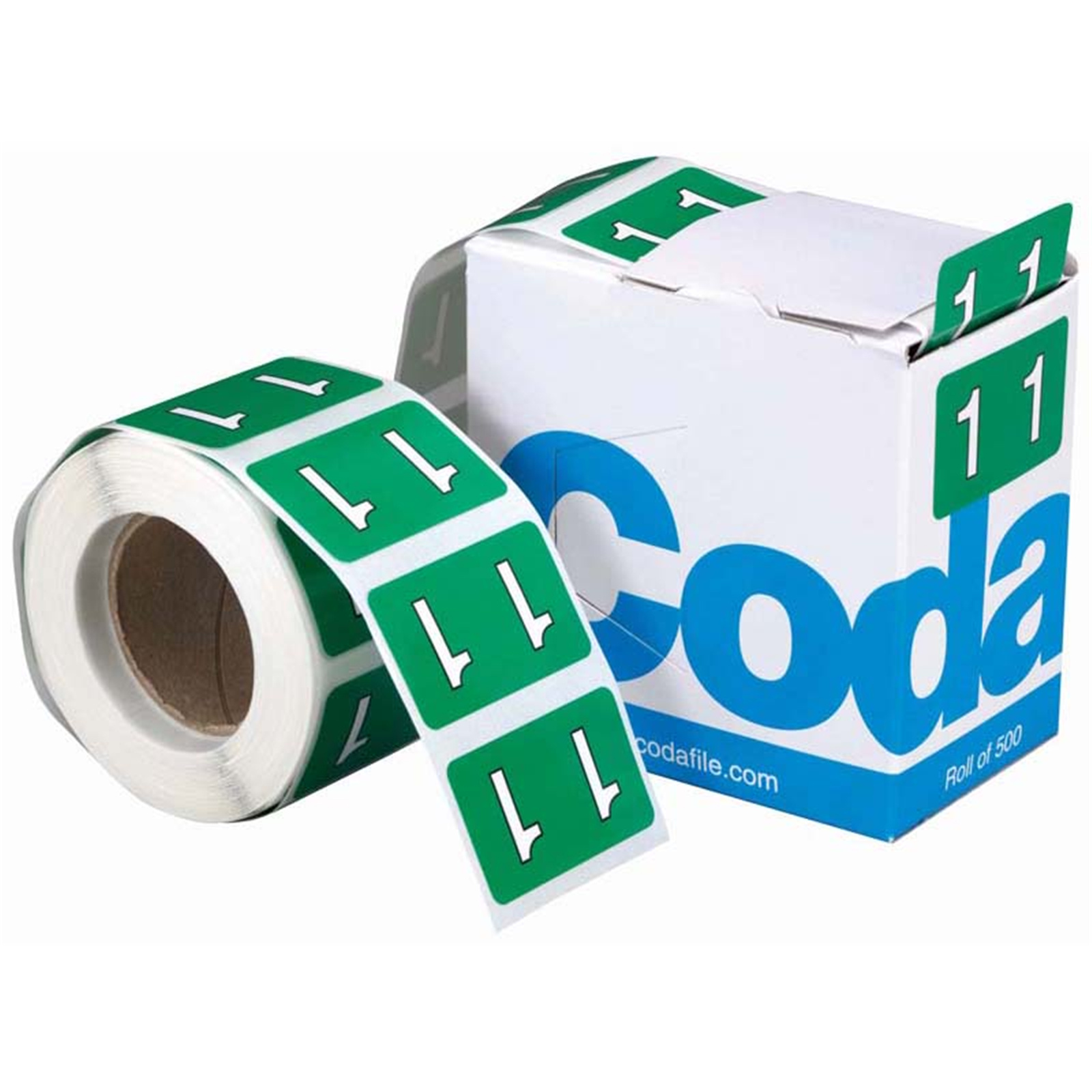 Buy the Codafile Label Numeric 1 - 25mm - 500 Labels / Roll ( 162521 ...