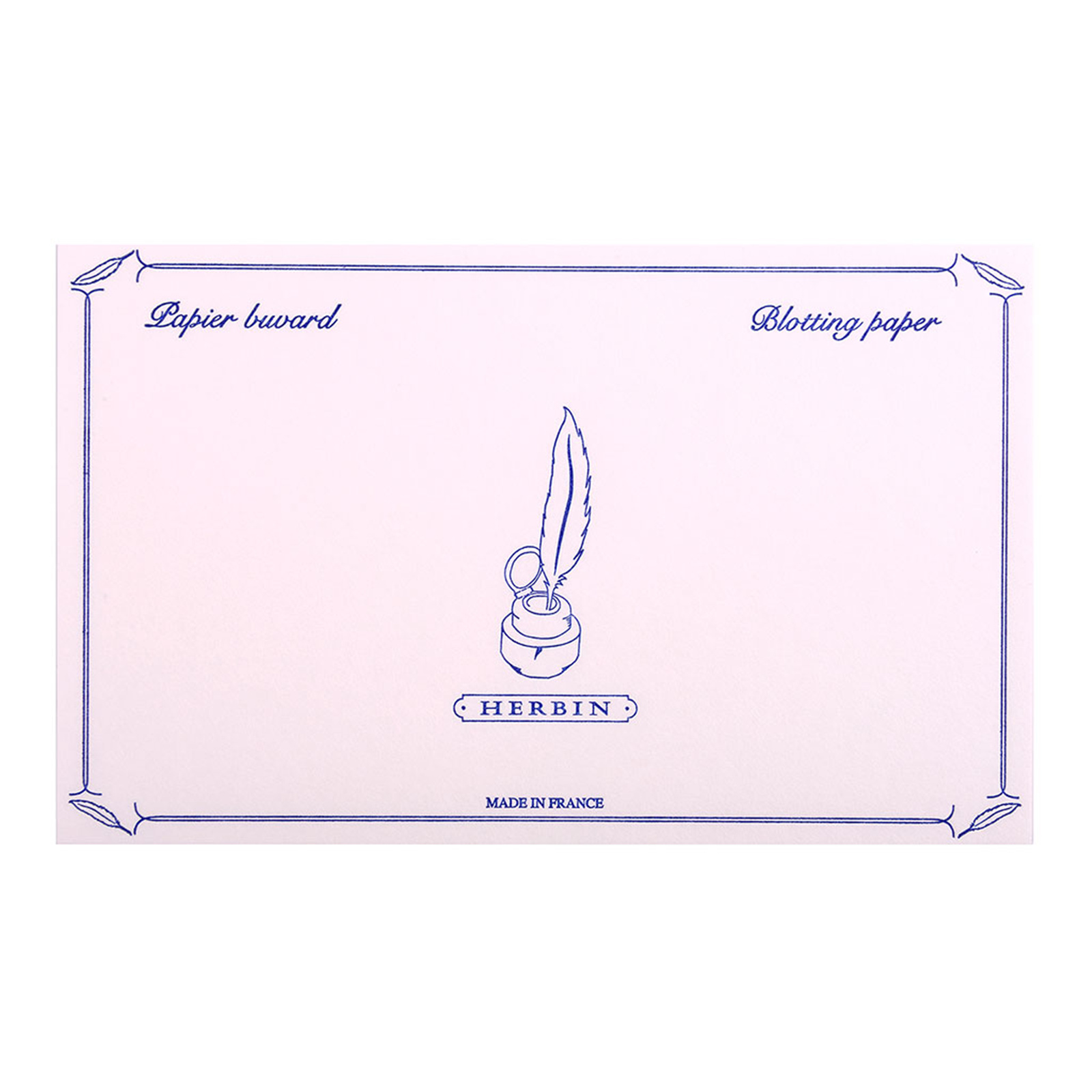 Buy the Herbin 25560T Blotter Paper Pink 12x16cm, Pack of 10 ( 25560T ...