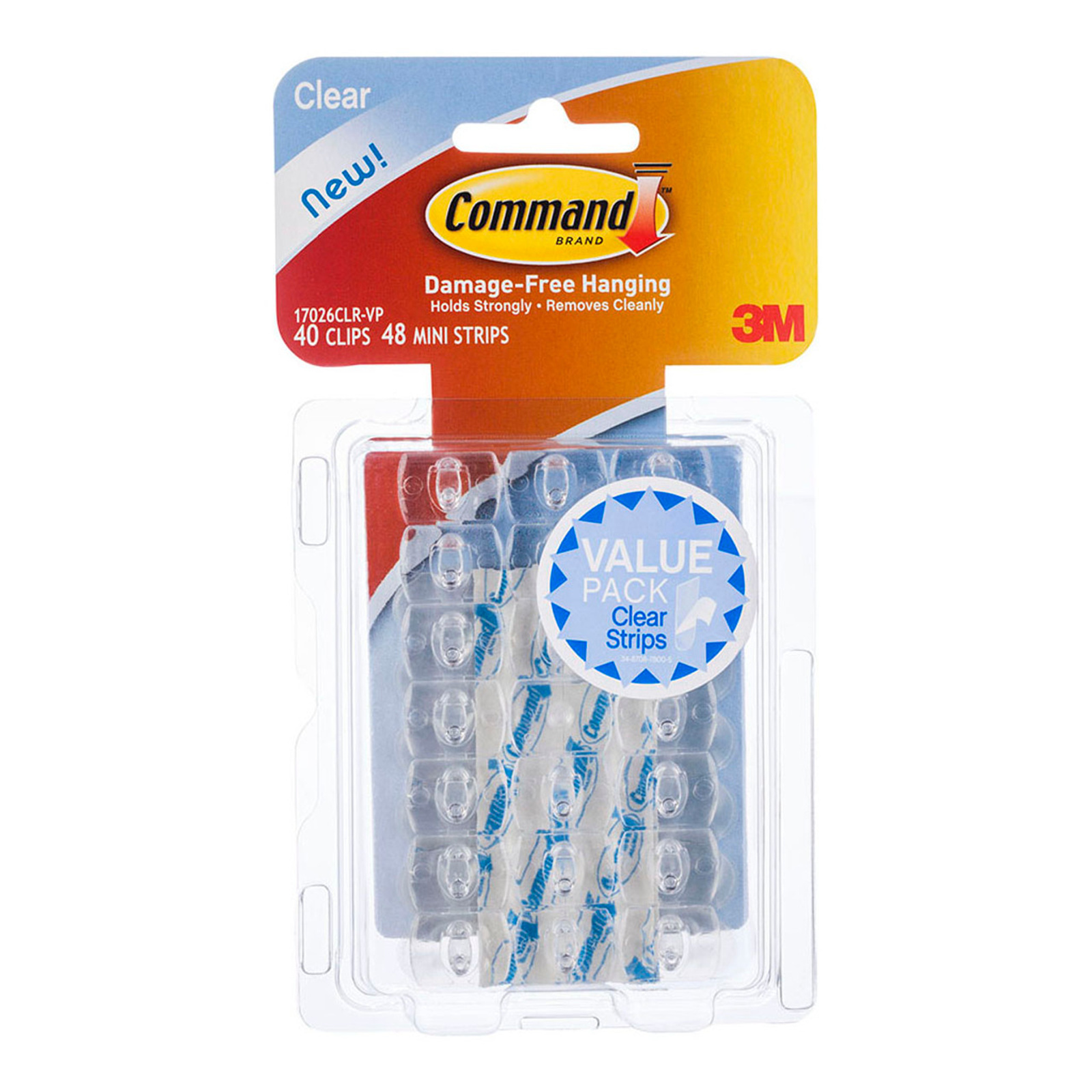Buy the 3M Command Decorating Clips 17026CLR-VP - Clear Value 40 Pack ...
