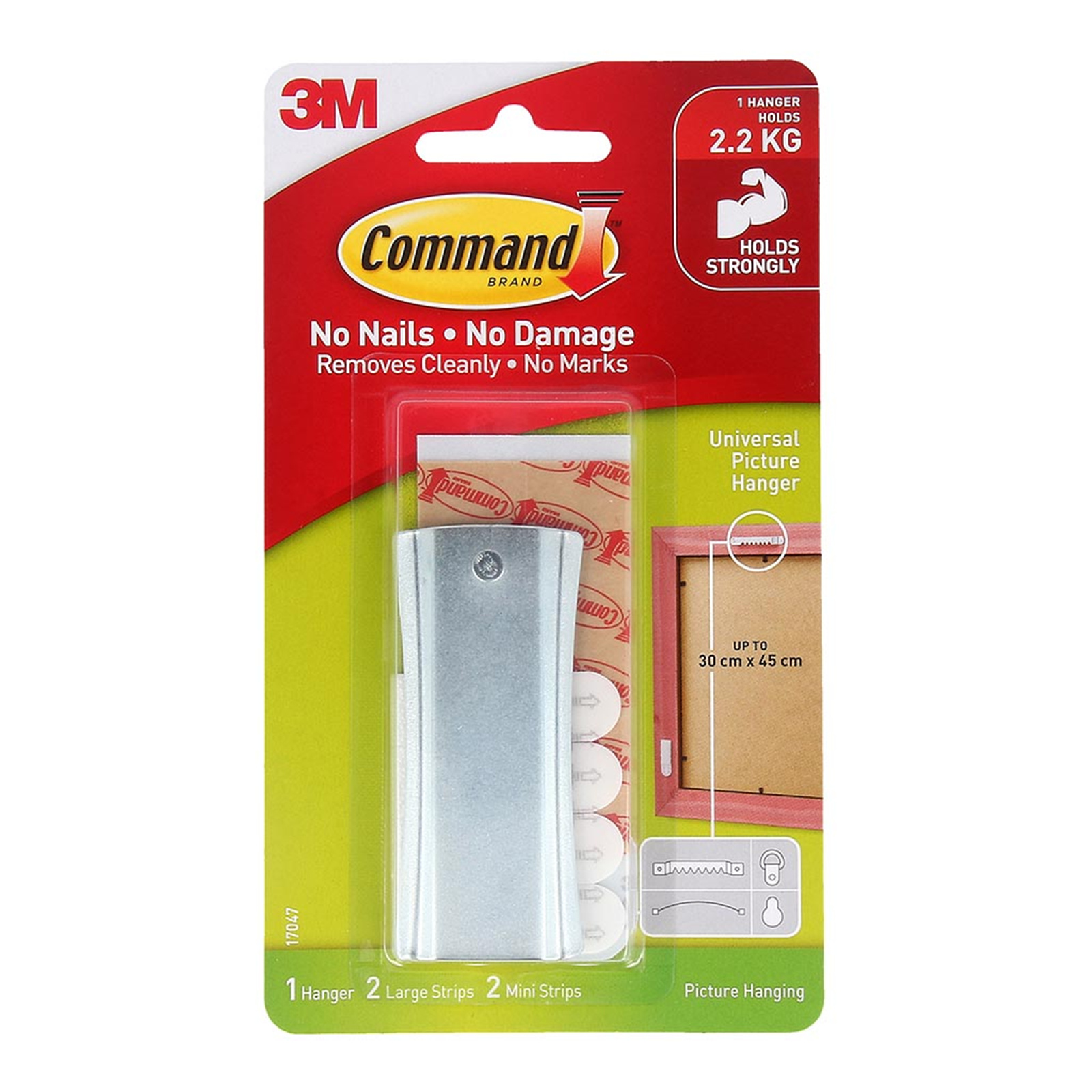 Buy the 3M 10292 Command Picture Hanger 17047 Large Metal Universal ...