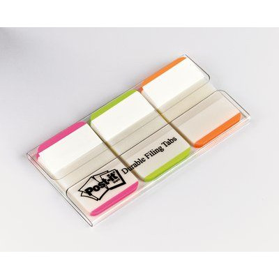 Buy the 3M Post-It Durable Filing Tabs 686L-PGO - 25mm - Pink / Green ...