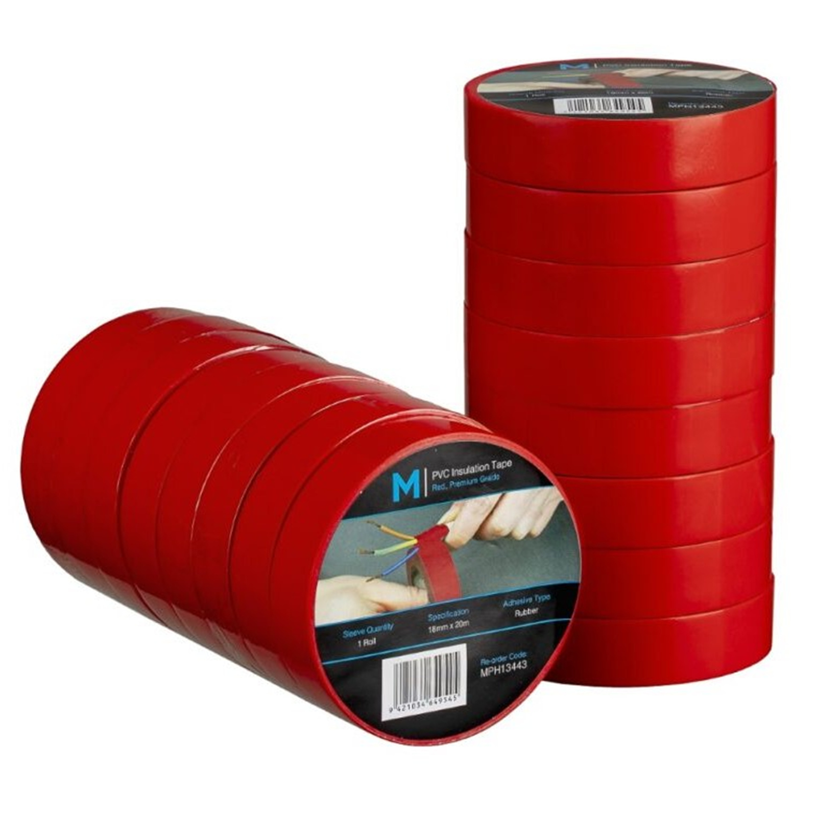 Buy the Matthews PVC Electrical Insulation Tape - Red 18mm x 20m x ...