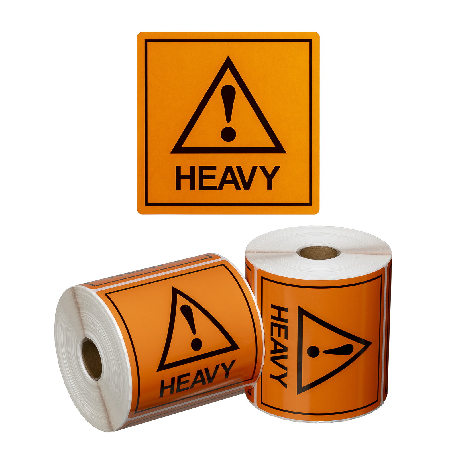 Buy the Matthews MPH15125 Handling Label Heavy - Orange/Black - 99mm x ...