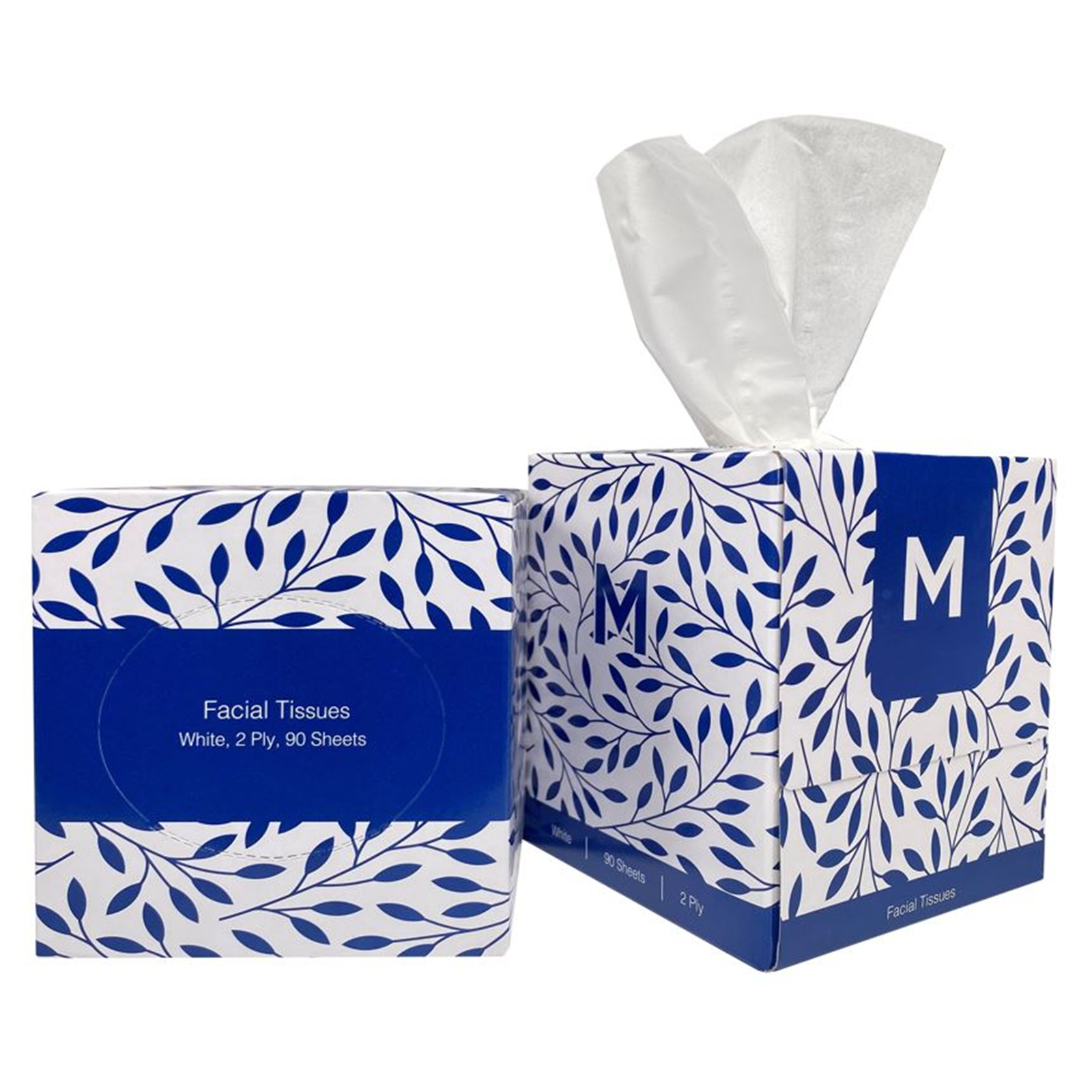 Buy the Matthews Cube Facial Tissues - White 2 Ply - 90 Sheets - FSC ...