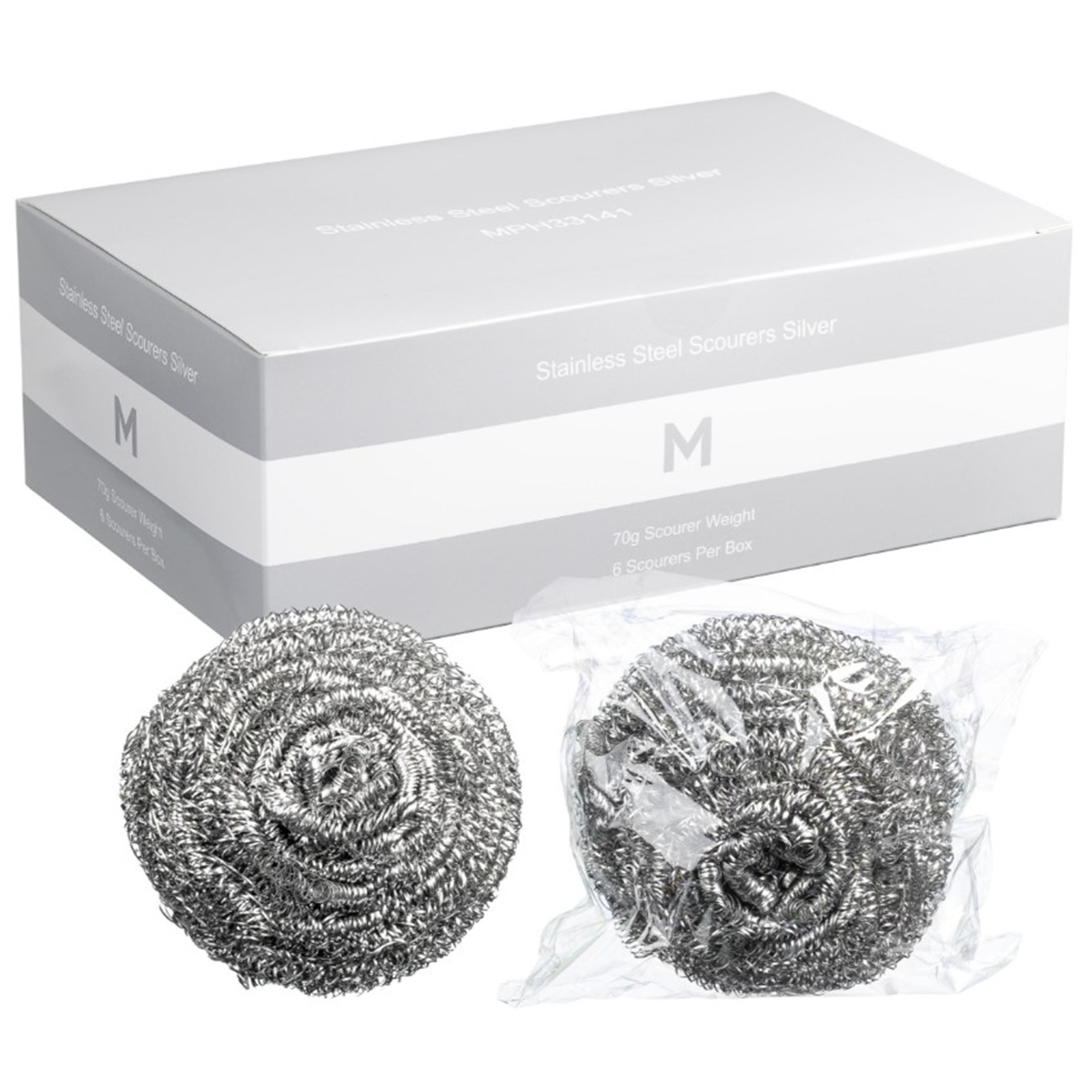 Buy the Matthews Stainless Steel Scourer 70g Scourer Weight - 1 Scourer ...