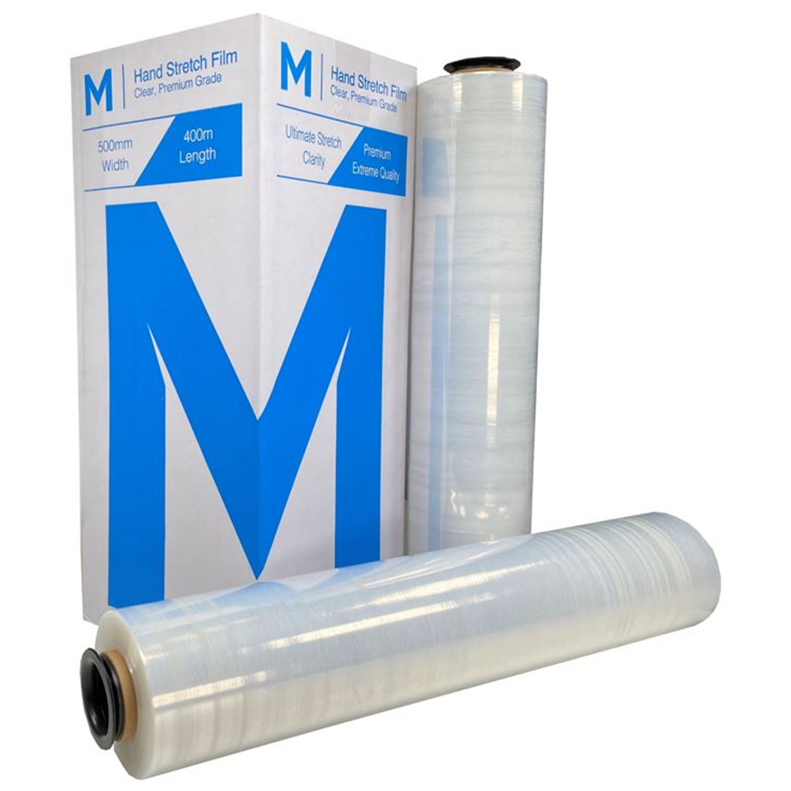 Buy the Matthews Cast Hand Stretch Film - Clear 500mm x 400m x 15mu (4 ...