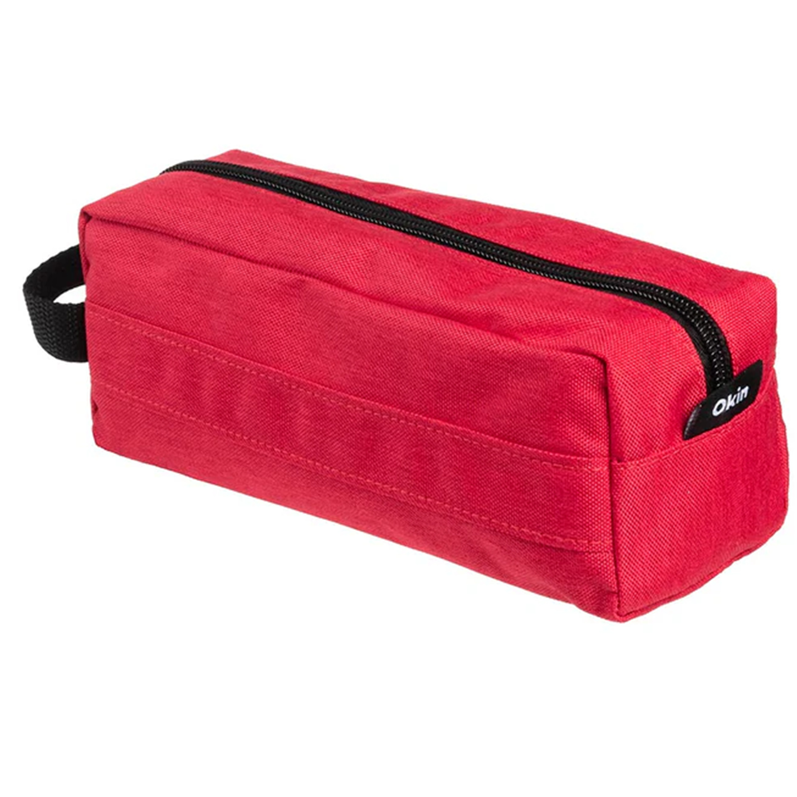 Buy the Okin PC-1ZIPRD Okin Pencil Case Barrel 1 Zip Red 22x8x8cm ( PC ...